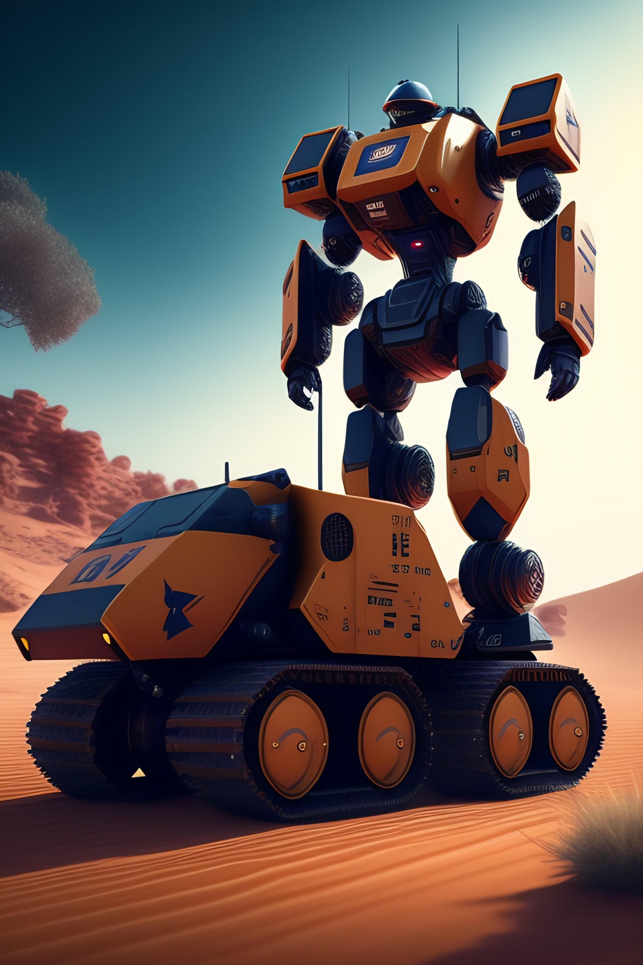 Lexica - War robots realistic 4k Shockwave