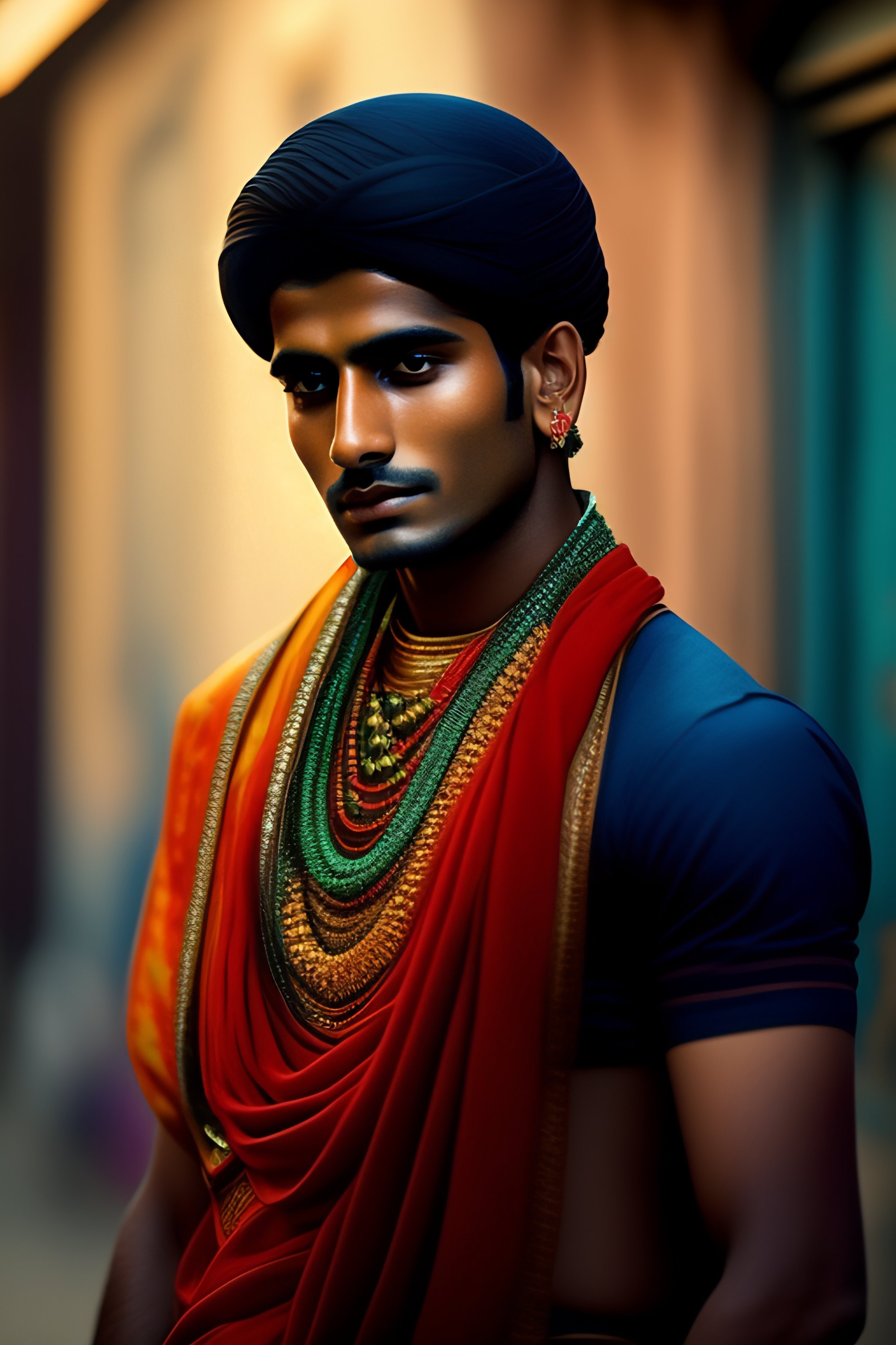 Lexica - Young indian man