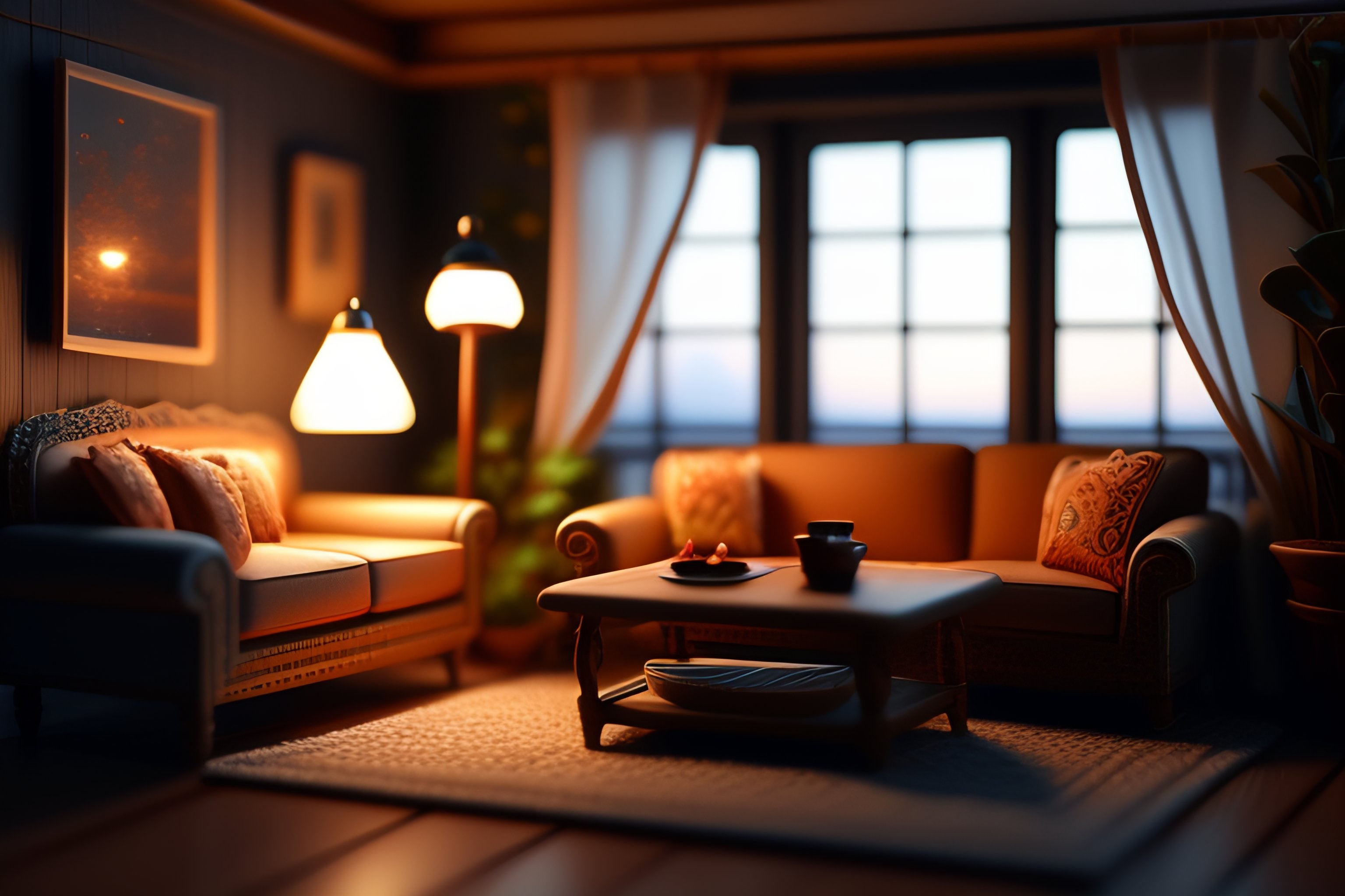 Lexica - Vintage, cozy interior lighting, artstation, ultra detailed ...