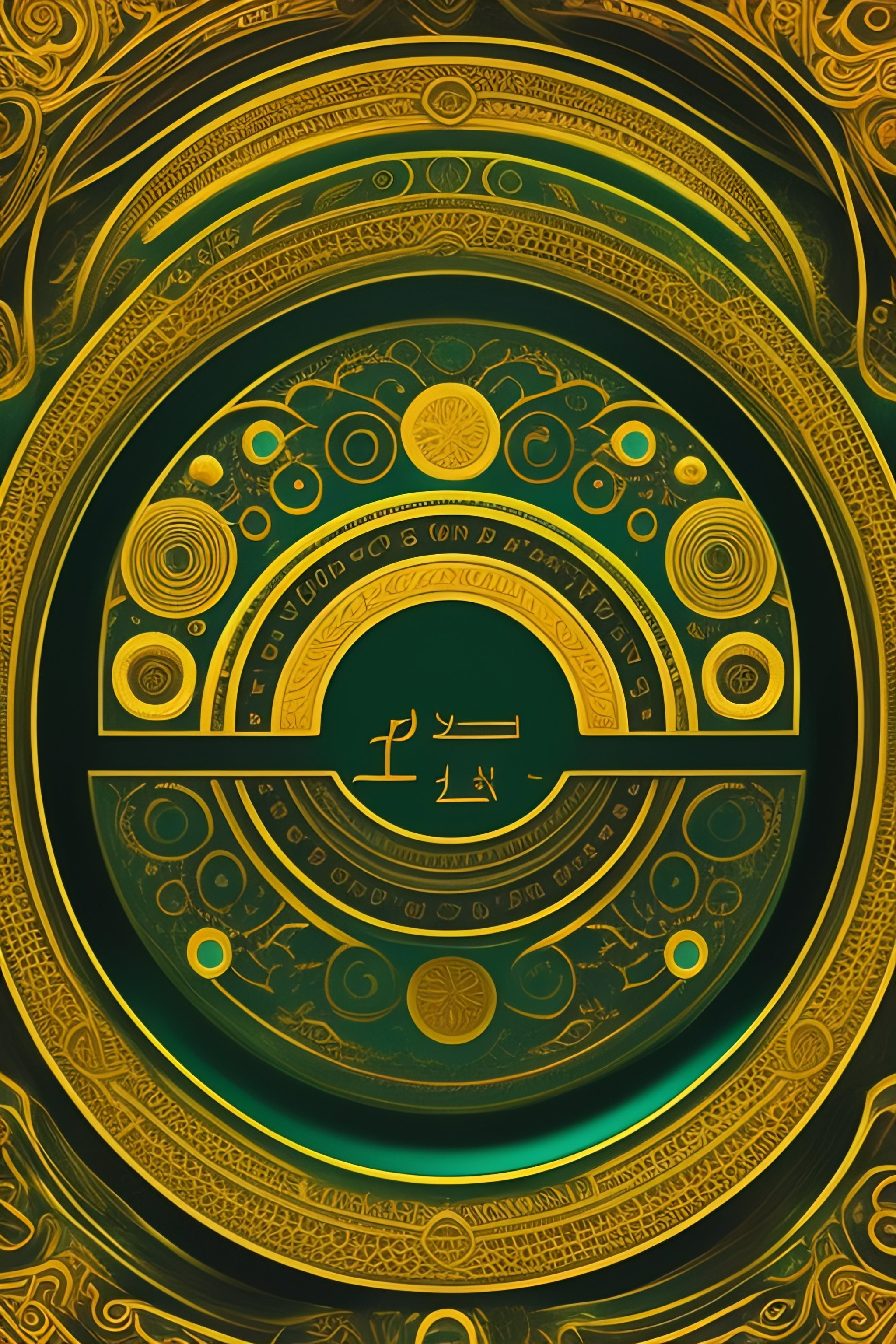 Lexica - Round website logo, turquois - black, circles and lines, i ...