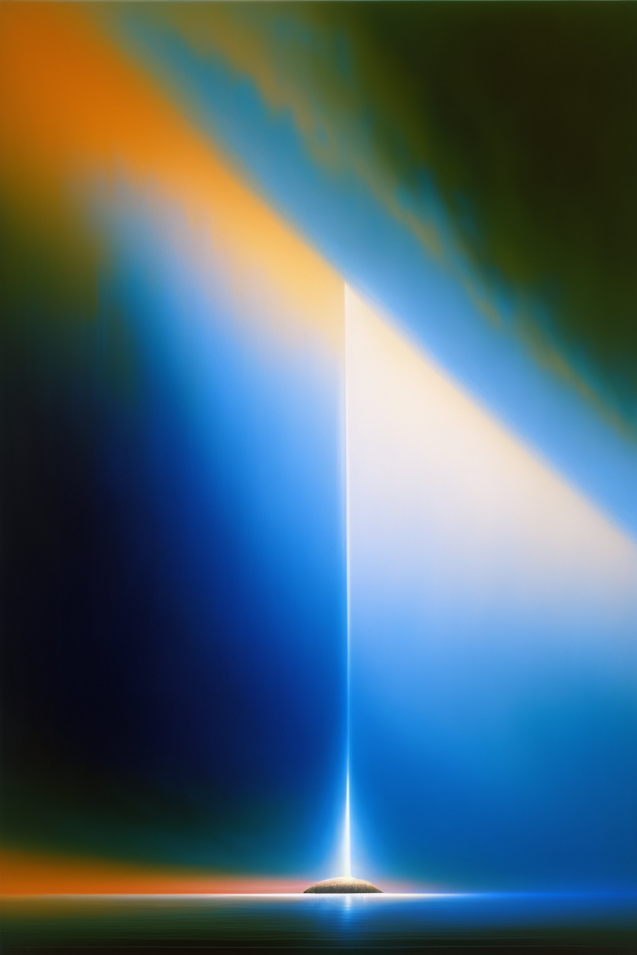 Lexica - A very complex gigantic reflective glowing tesseract rectangle ...