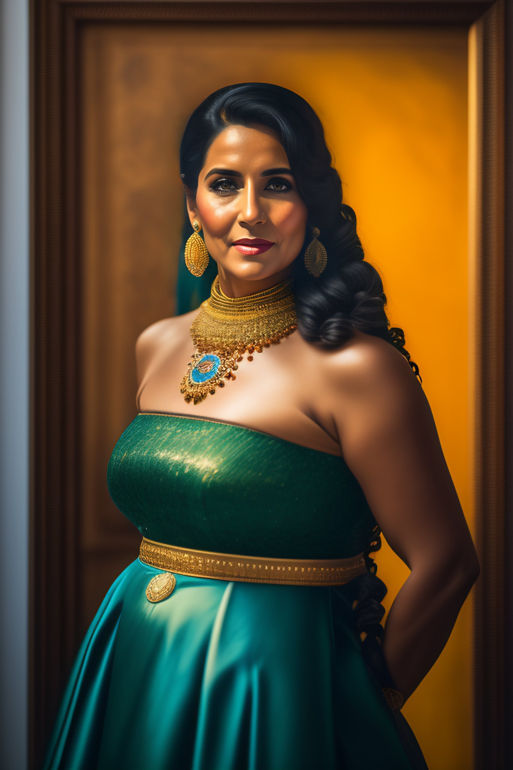 Lexica - Portratit woman standing Cuca Gamarra