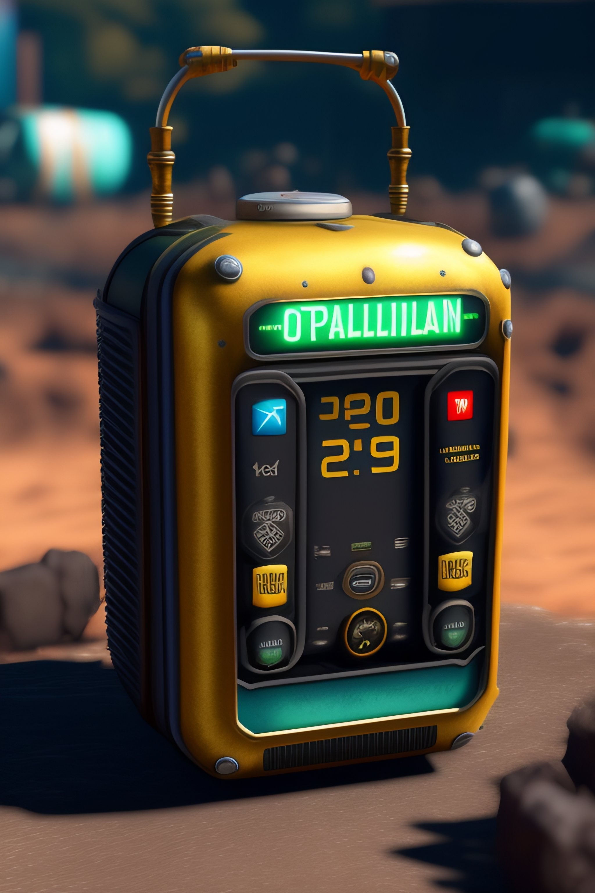 Lexica - An extremely complex Fallout 4 Mobile phone,Waste punk