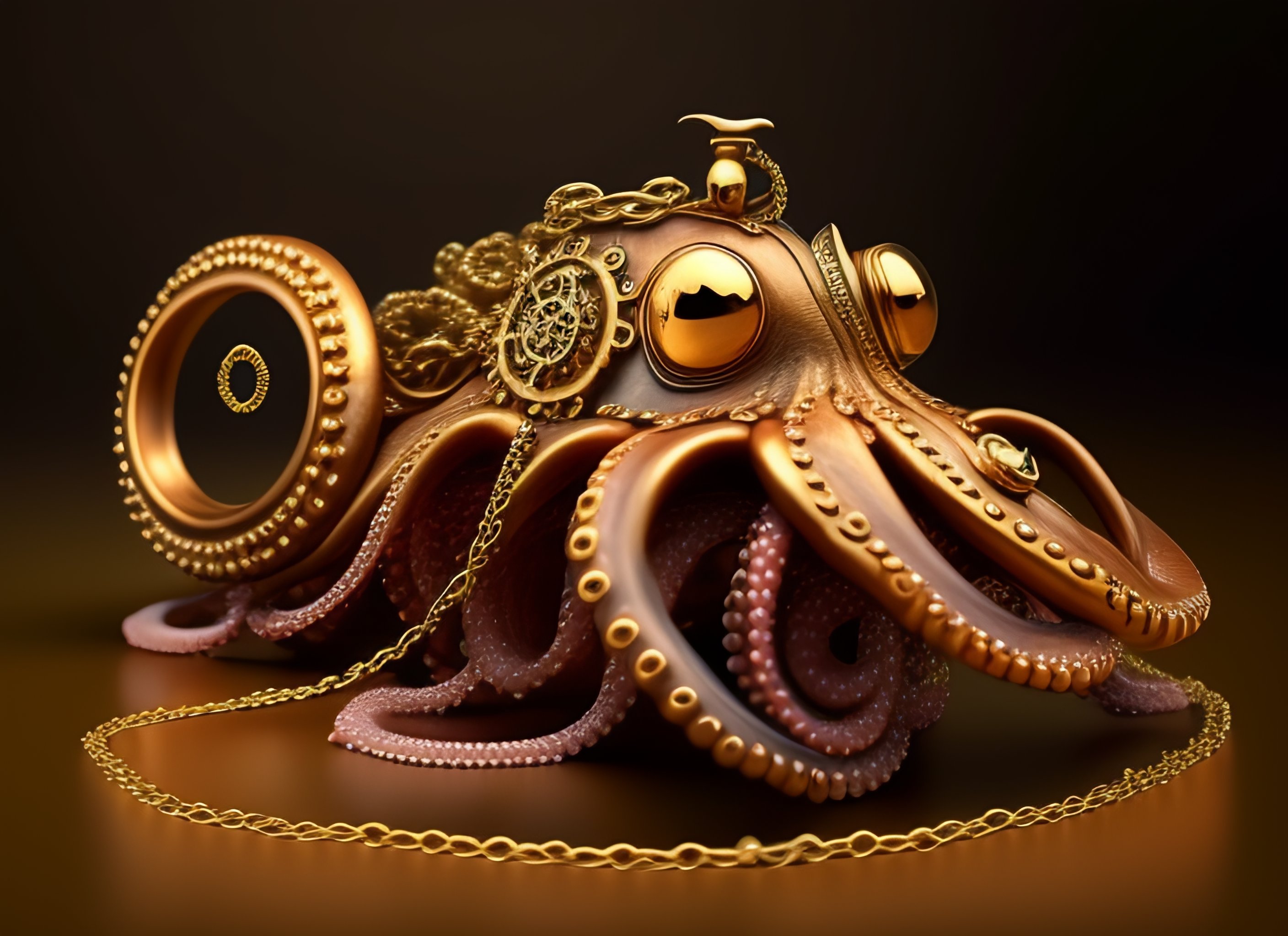 Lexica - A steampunk octopus with chains for arms, inspired by toulouse ...