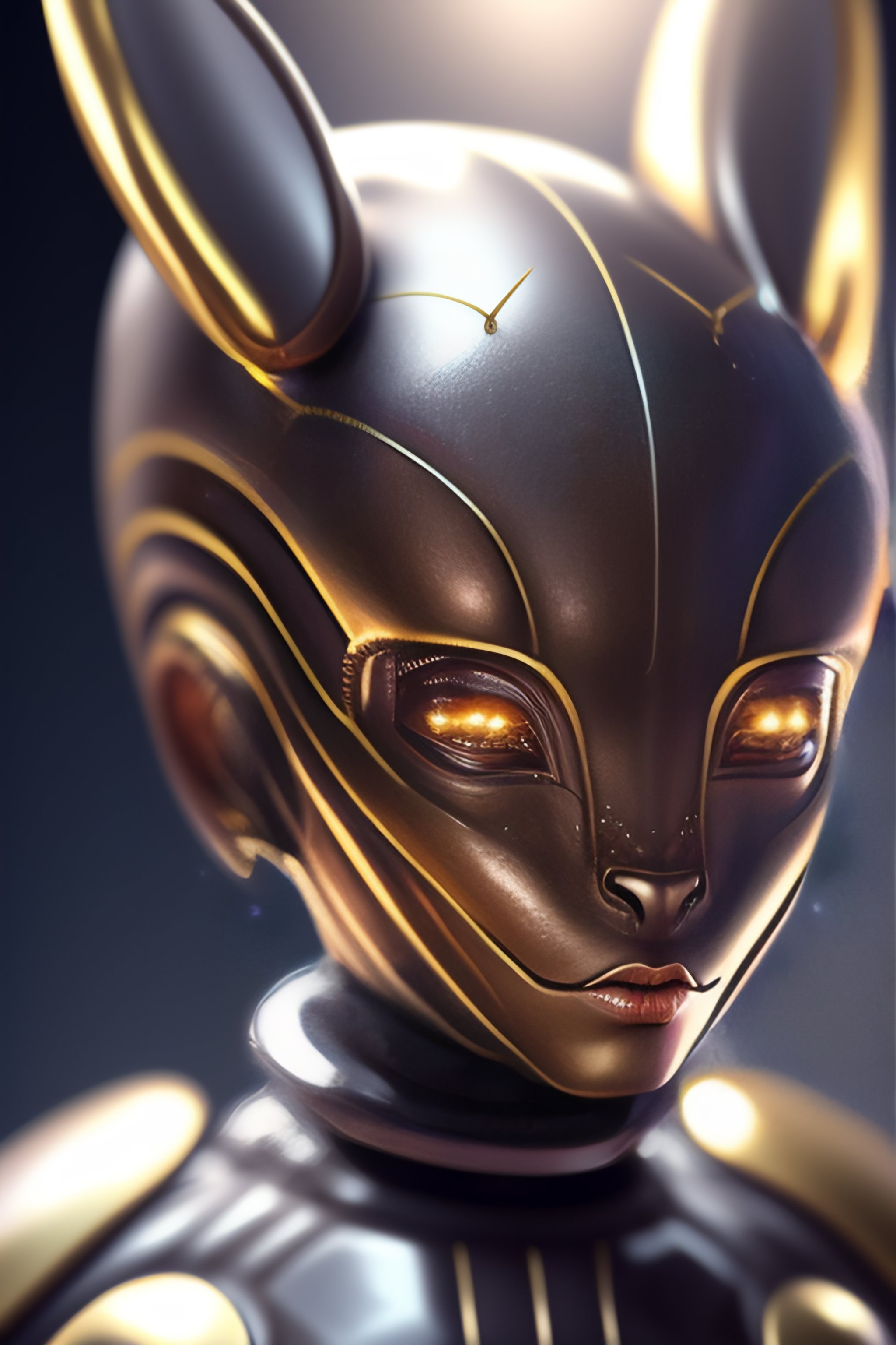 Lexica - Detailed Realistic drawing of, an Alien humanoid species with ...
