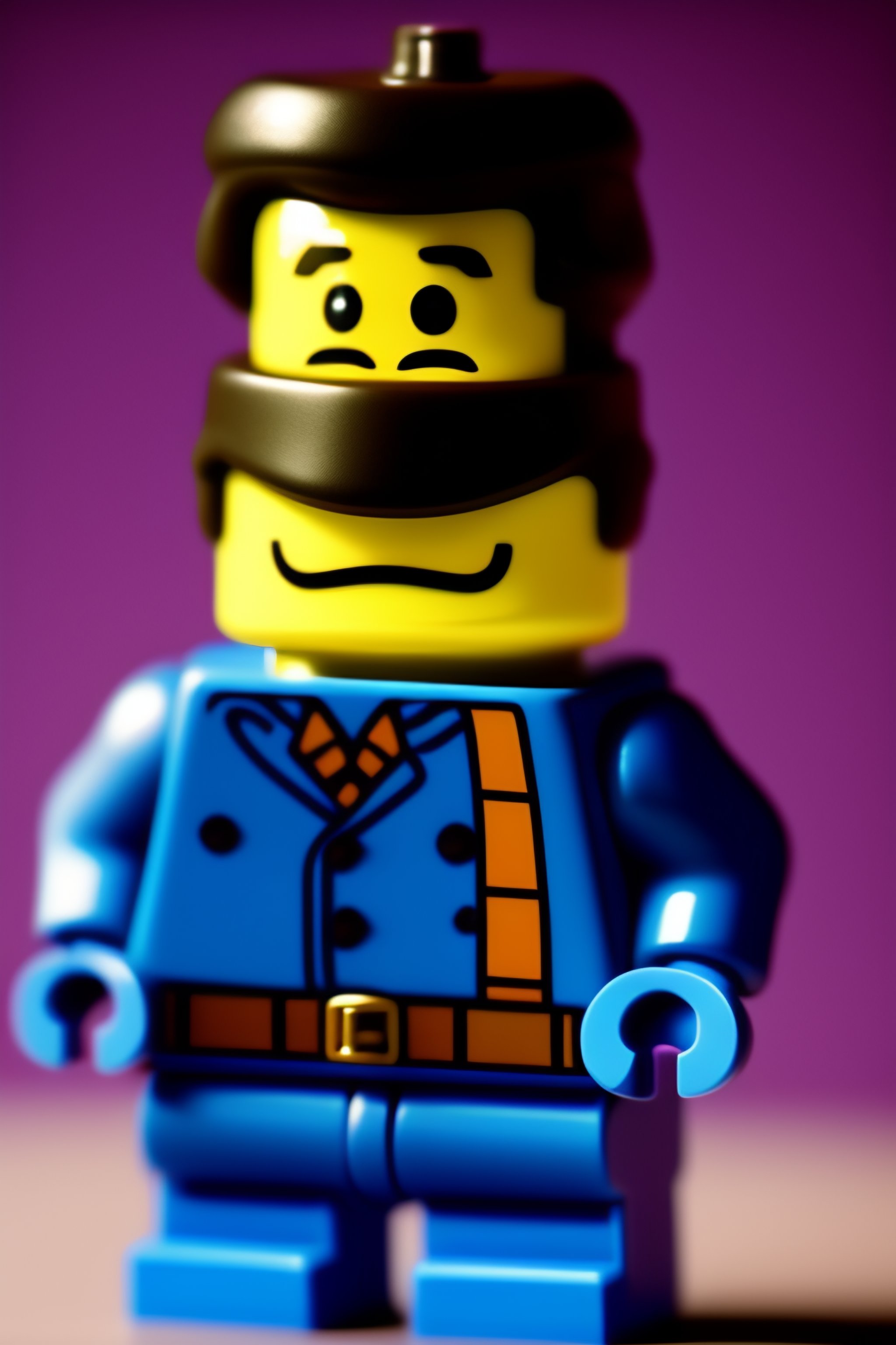 Lexica - Barney in lego version