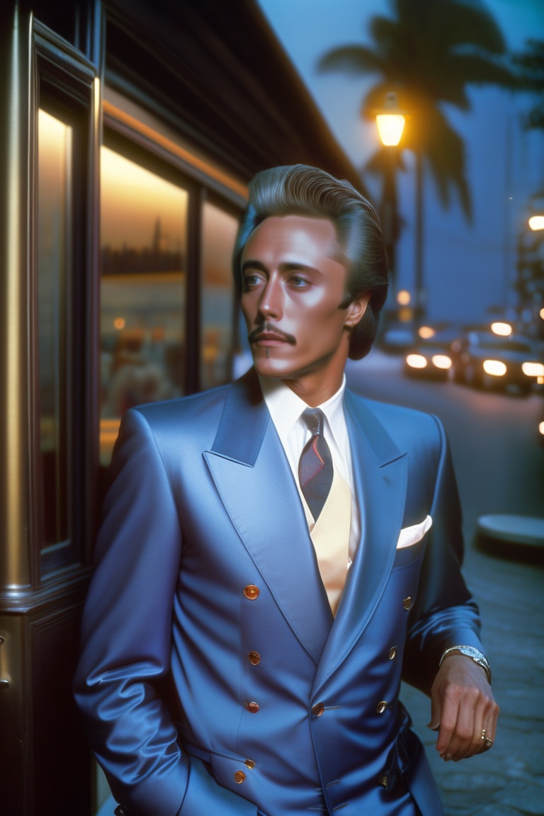 Lexica - Christopher Walken smoking a cigar in a Italian silk suit ...