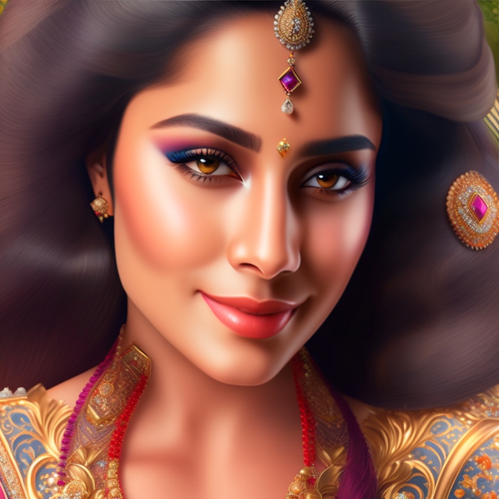 Lexica - Make her bollywood queen