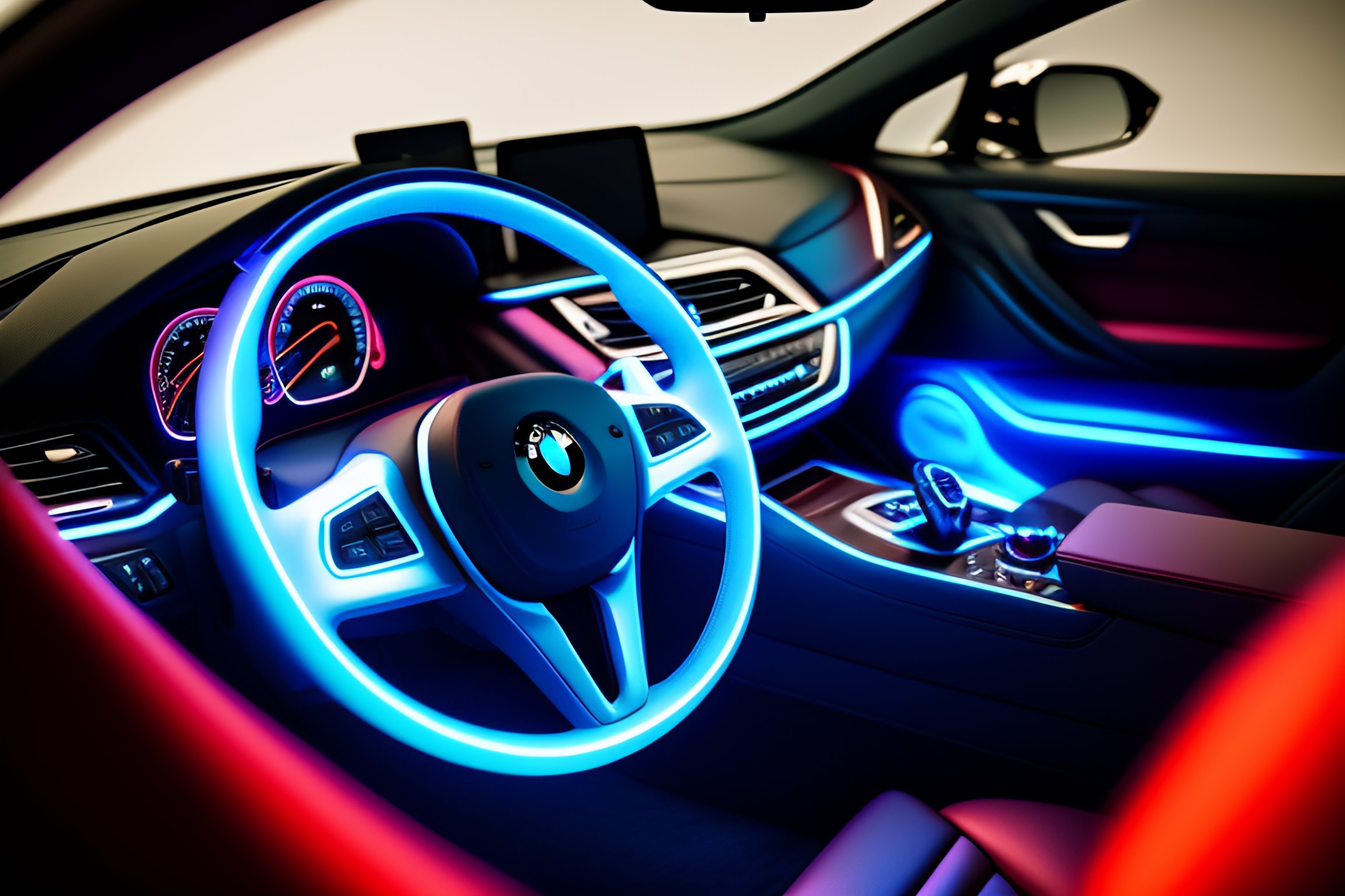 Lexica - BMW glowing LED steering wheel