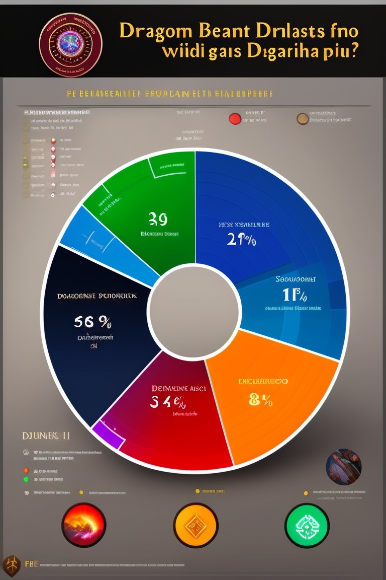 Lexica - DnD inspired pie chart which shows 8% for dragon, 30% for ...