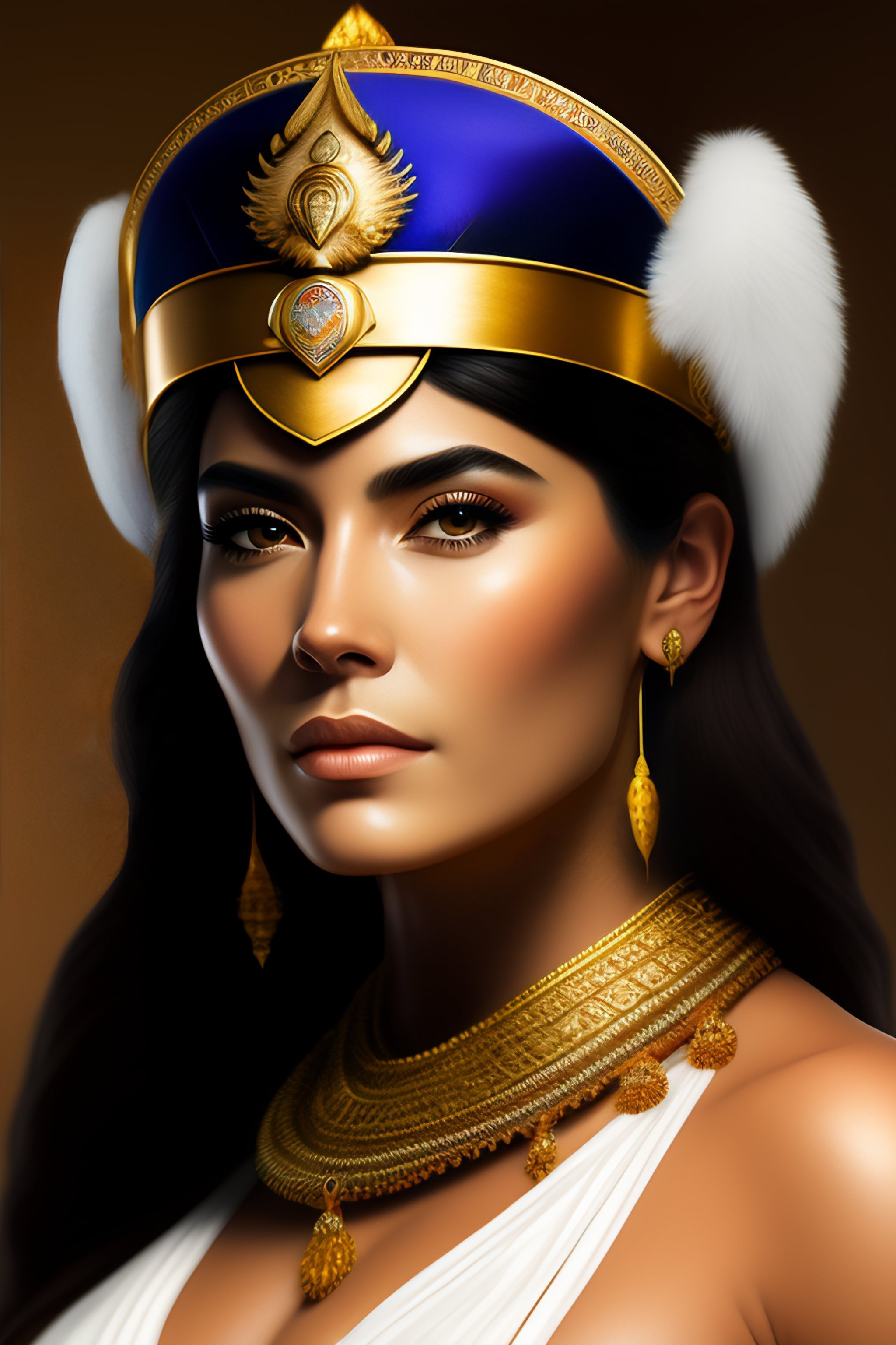 Lexica - A hyper realistic portrait of the goddess athena wearing the ...