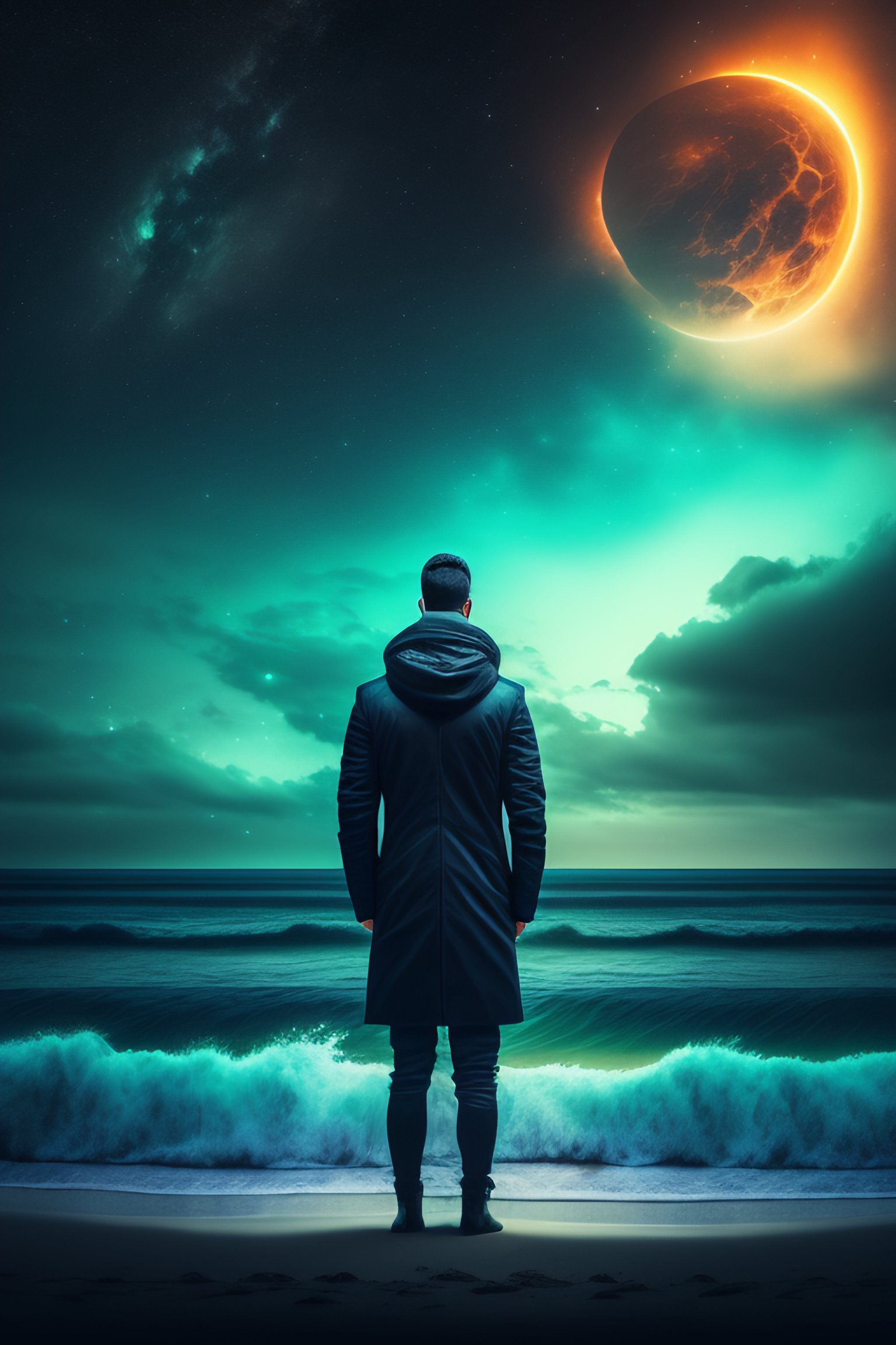 Lexica - Lovecraftian cosmic horror, cthulhu in the night sky, person ...