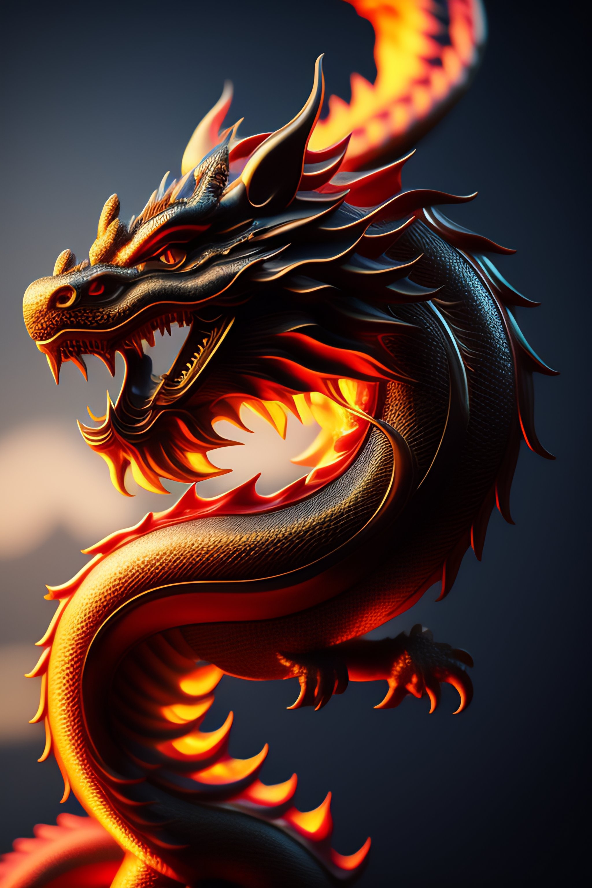 3d Chinese Dragon Wallpaper