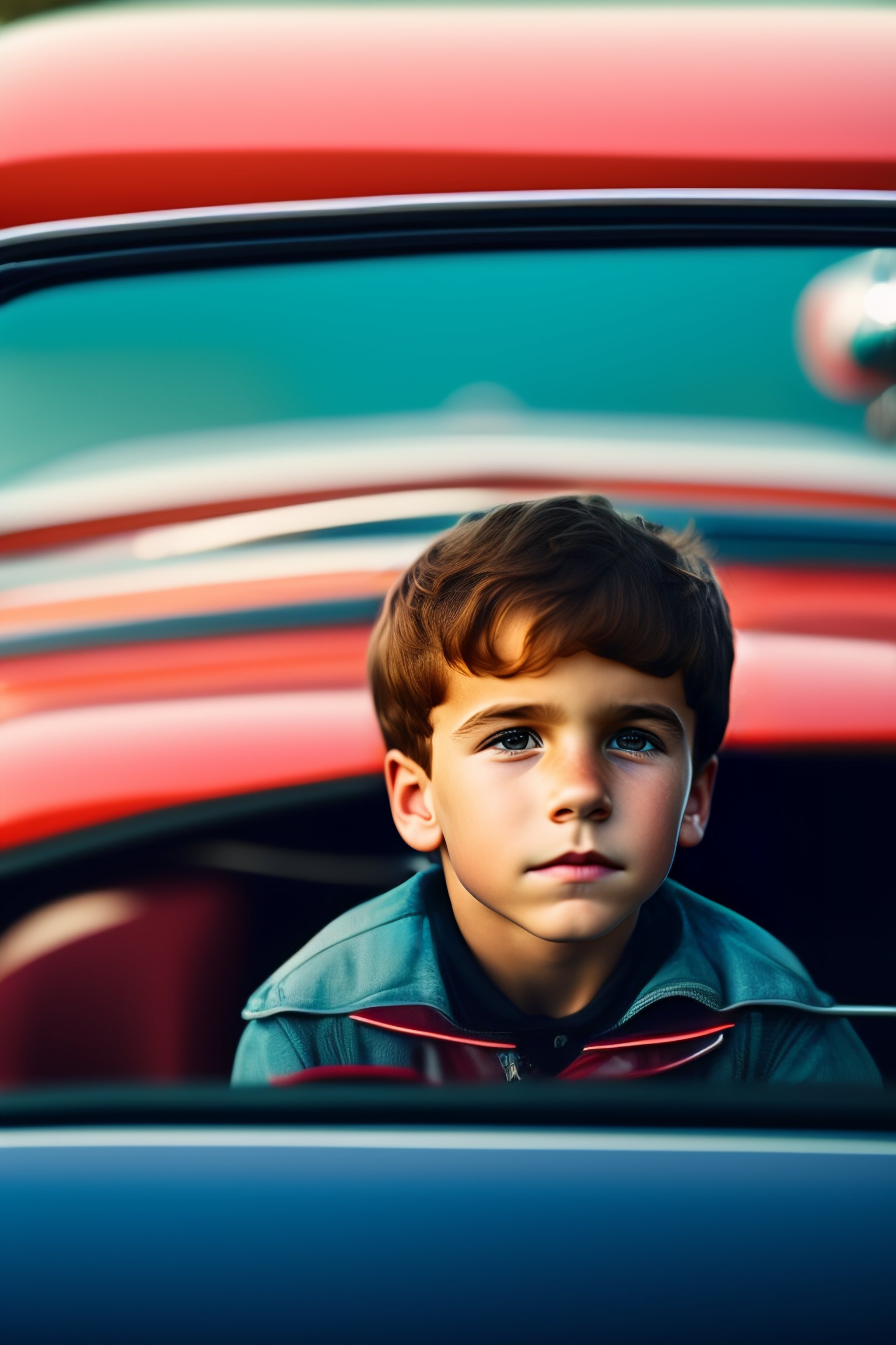 lexica-a-boy-in-a-car