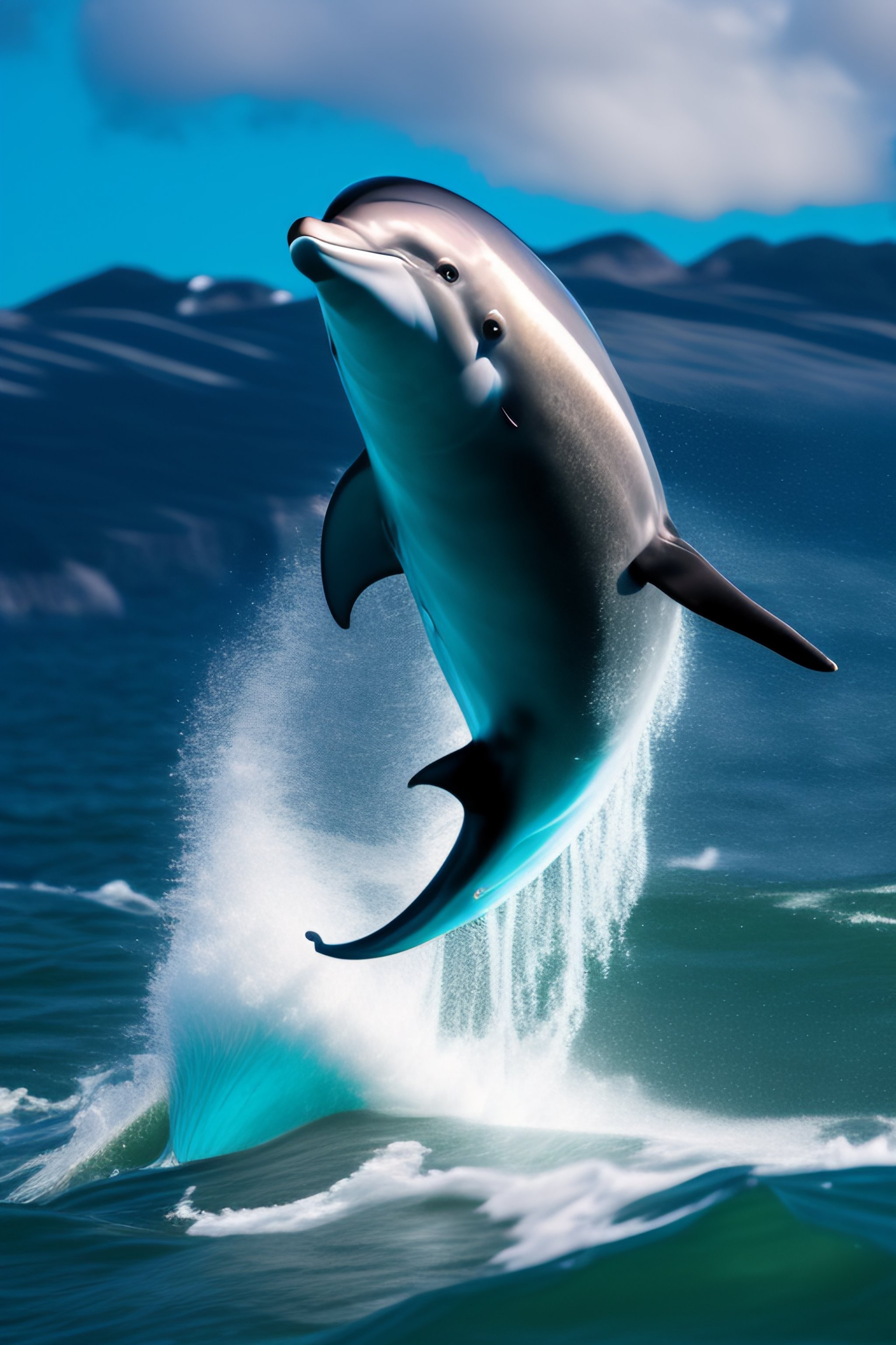 Lexica - Normal Dolphin,4k, with canon