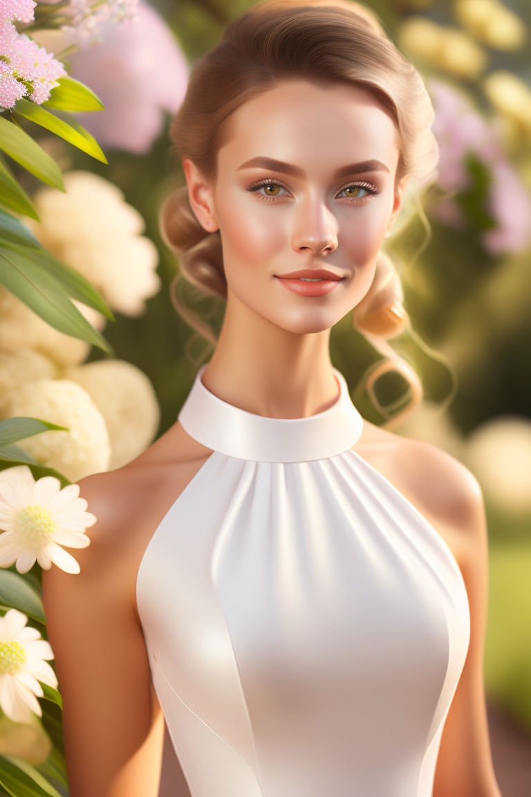 Lexica - Generates a full body young model clear facial features ...