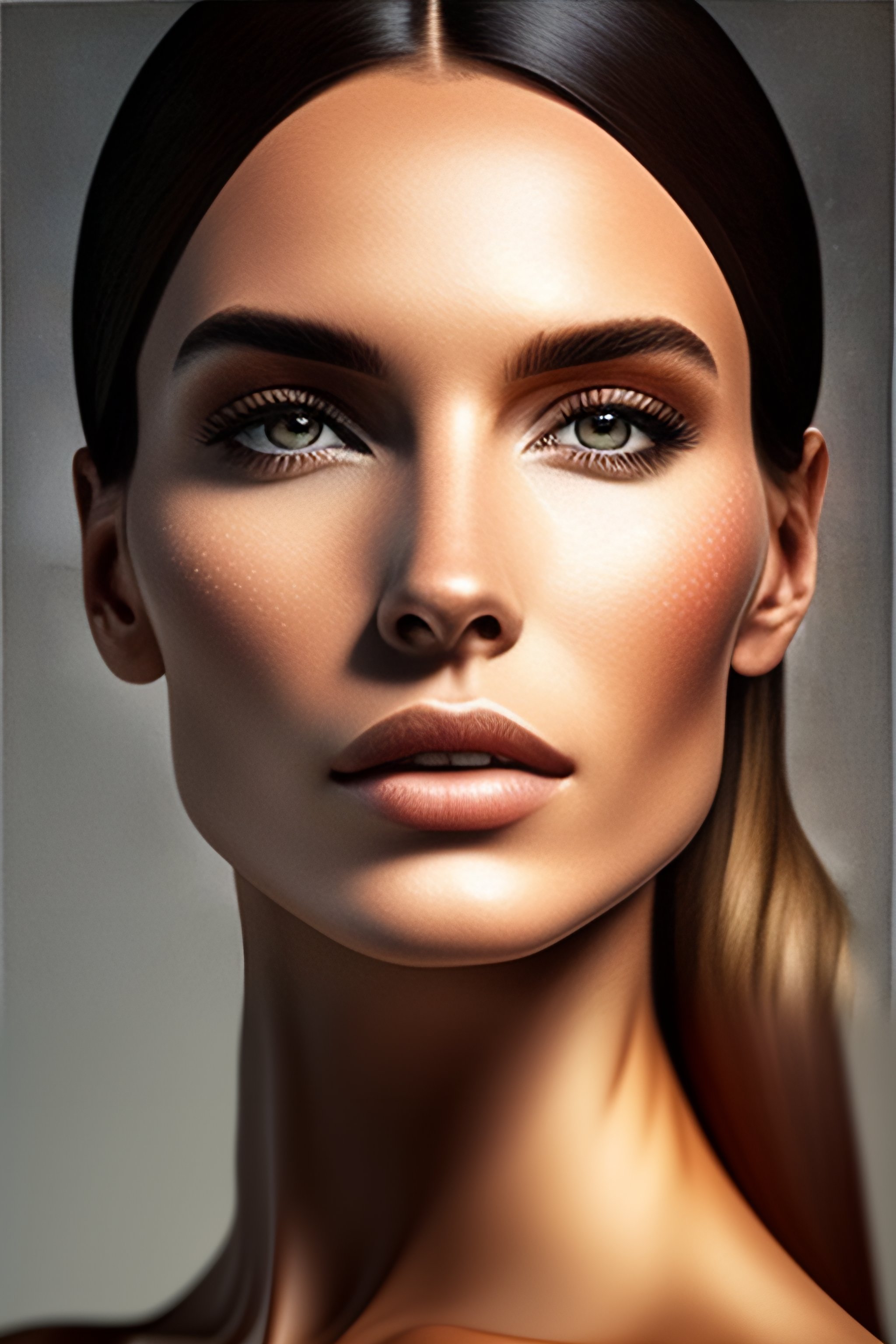 Lexica - Perfect woman face and body detailed clear