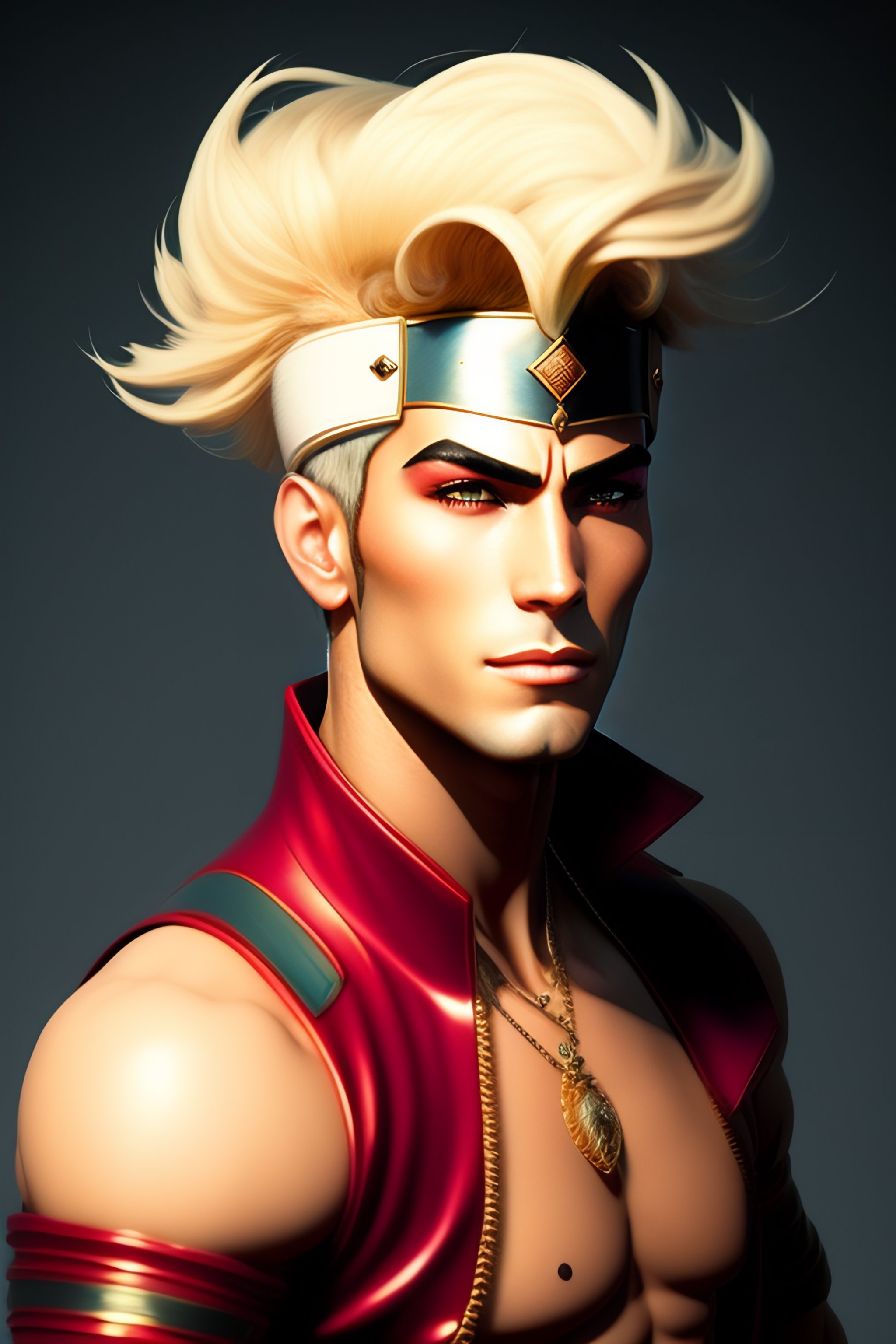 Lexica - Johnny Silverhand As Vintage Anime Character