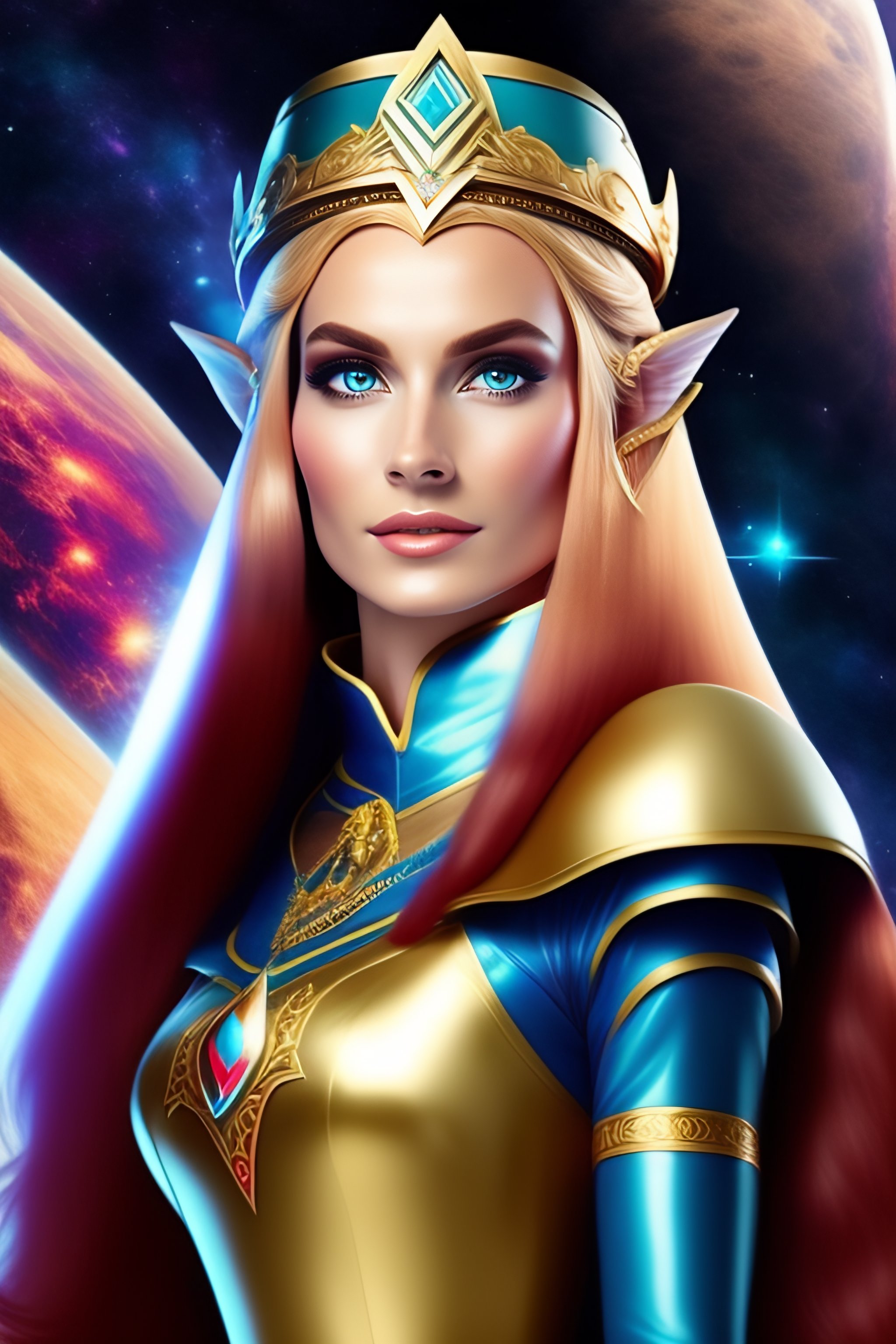 Lexica - Princess Zelda in space costume