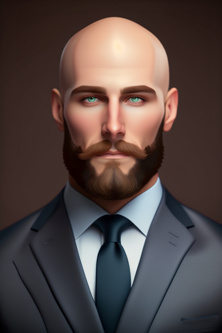 Lexica - Face of a businessman, sturdy,, brave, enigmatic facial ...