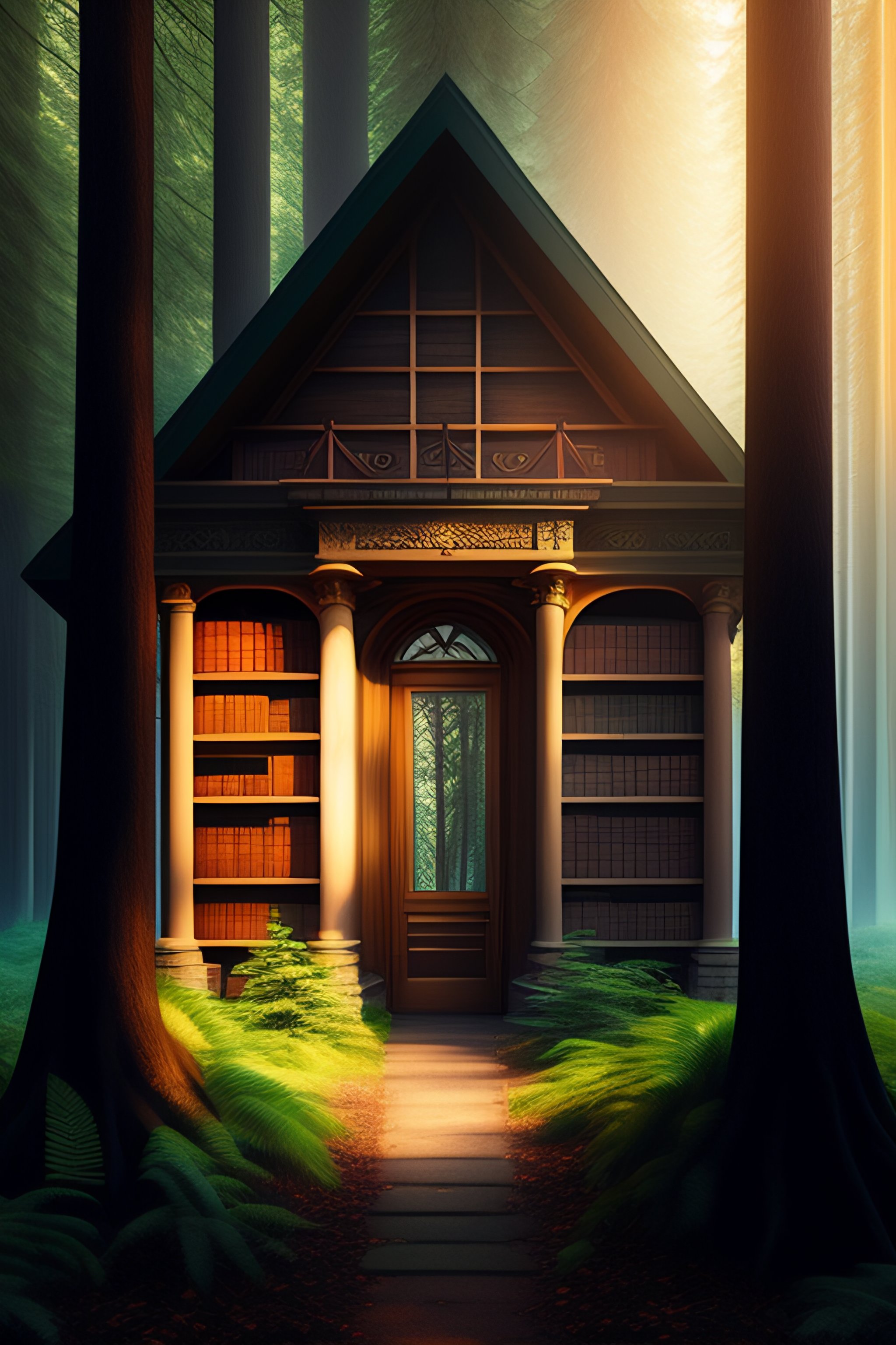 Lexica - Secret library in the forest