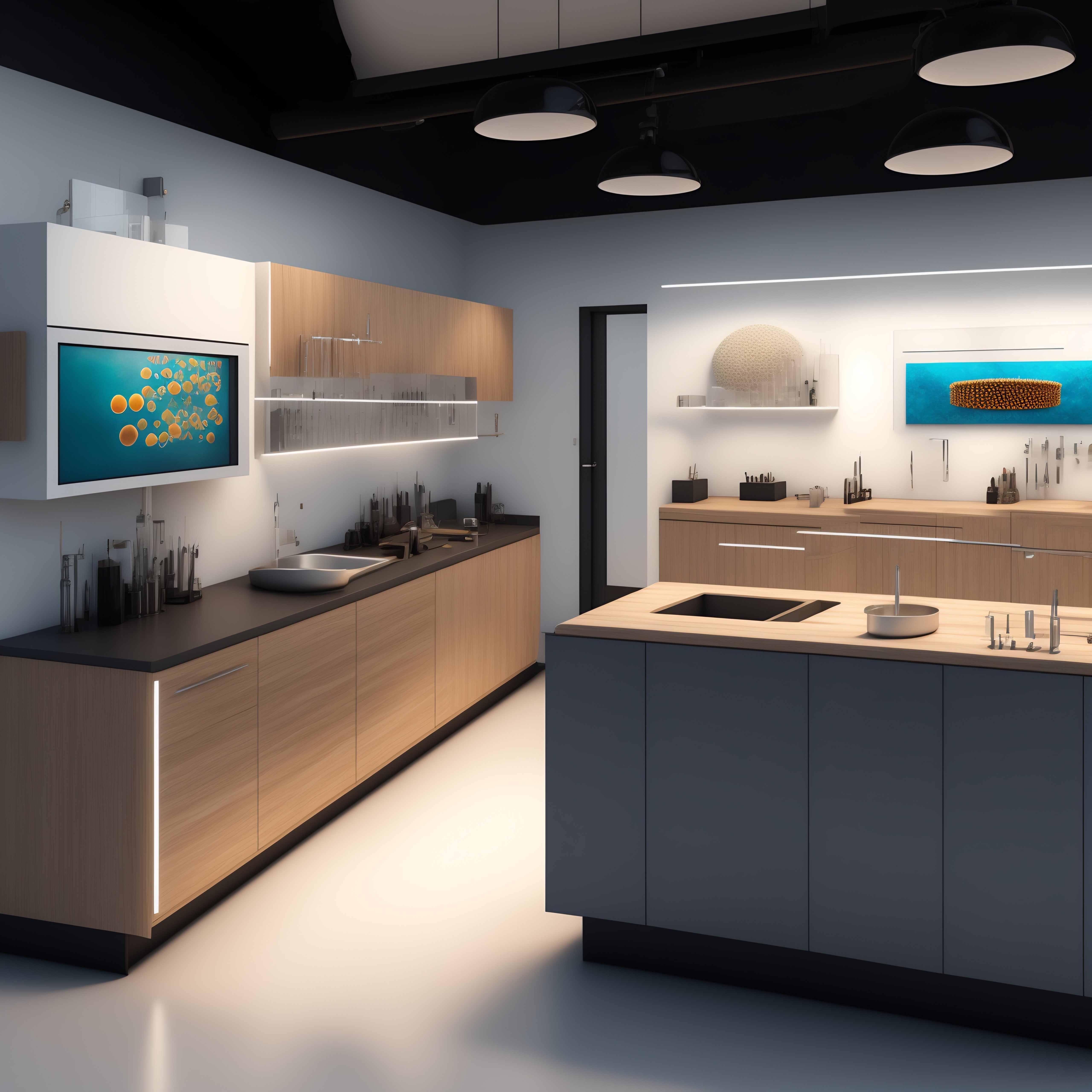 Lexica - Hyper-realistic rendering of dental laboratory, integrating ...