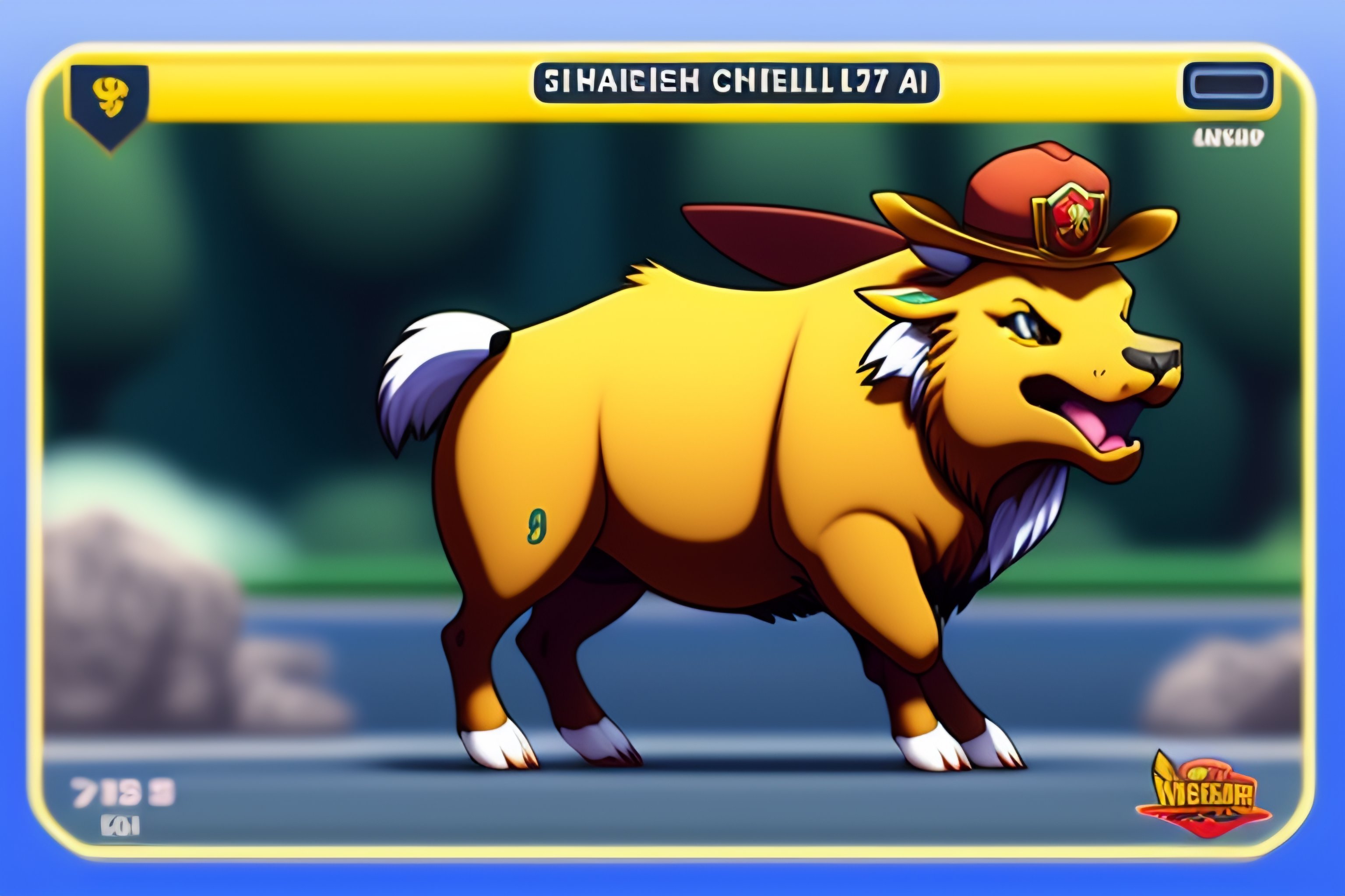 Lexica - Buffalo Bill but as a pokemon, in pokemon style