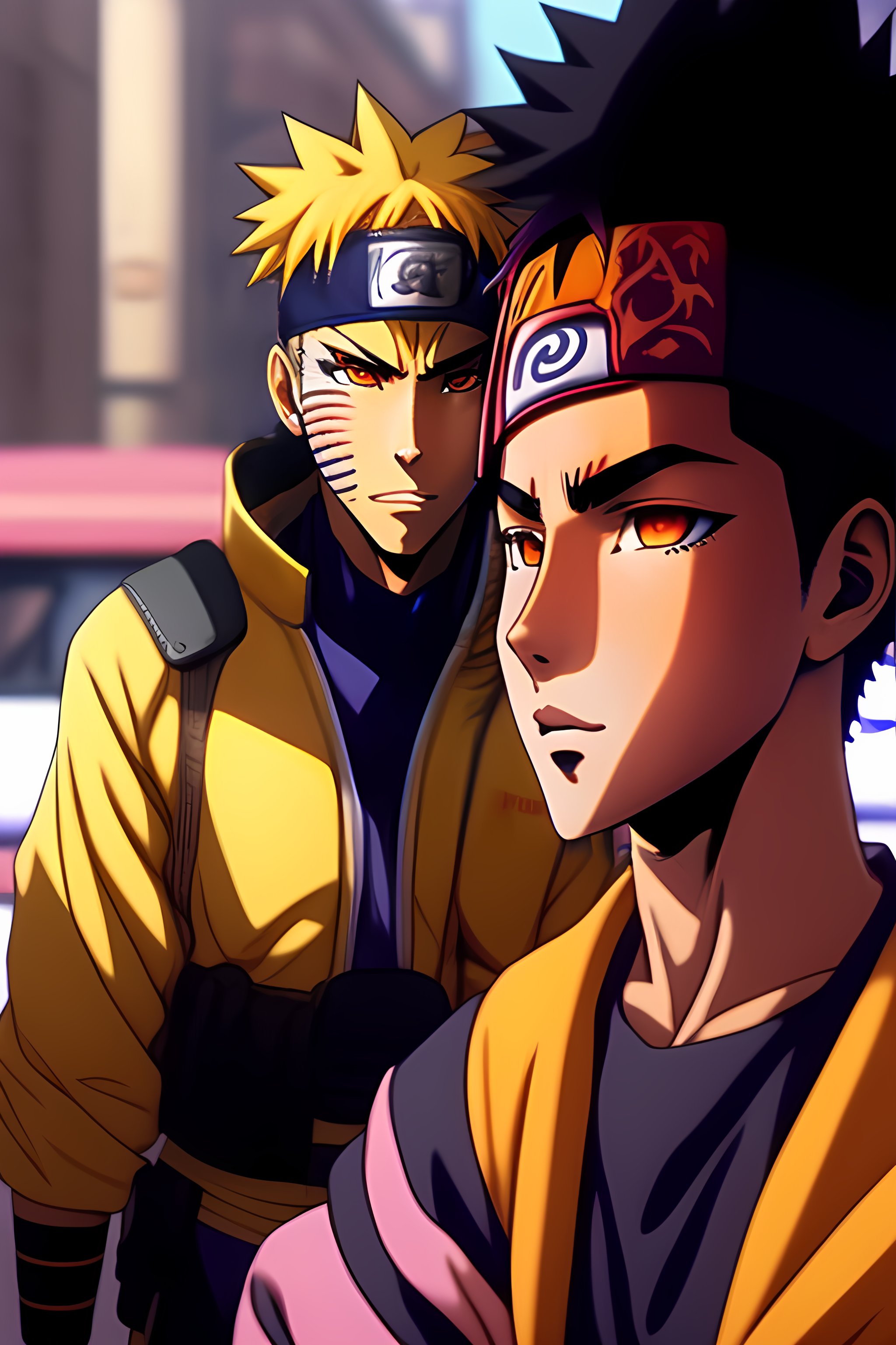 Lexica - Anime character Naruto visit Cairo in the mid-eighties