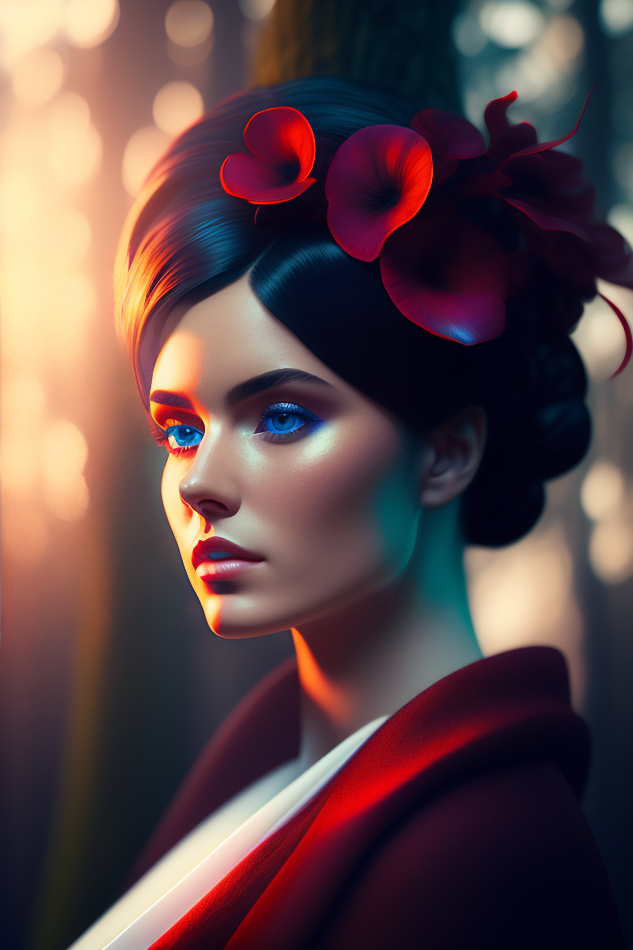 Lexica - Kodak portrait. by , ilya kuvshinov, da Vinci , greg rutkowski ...