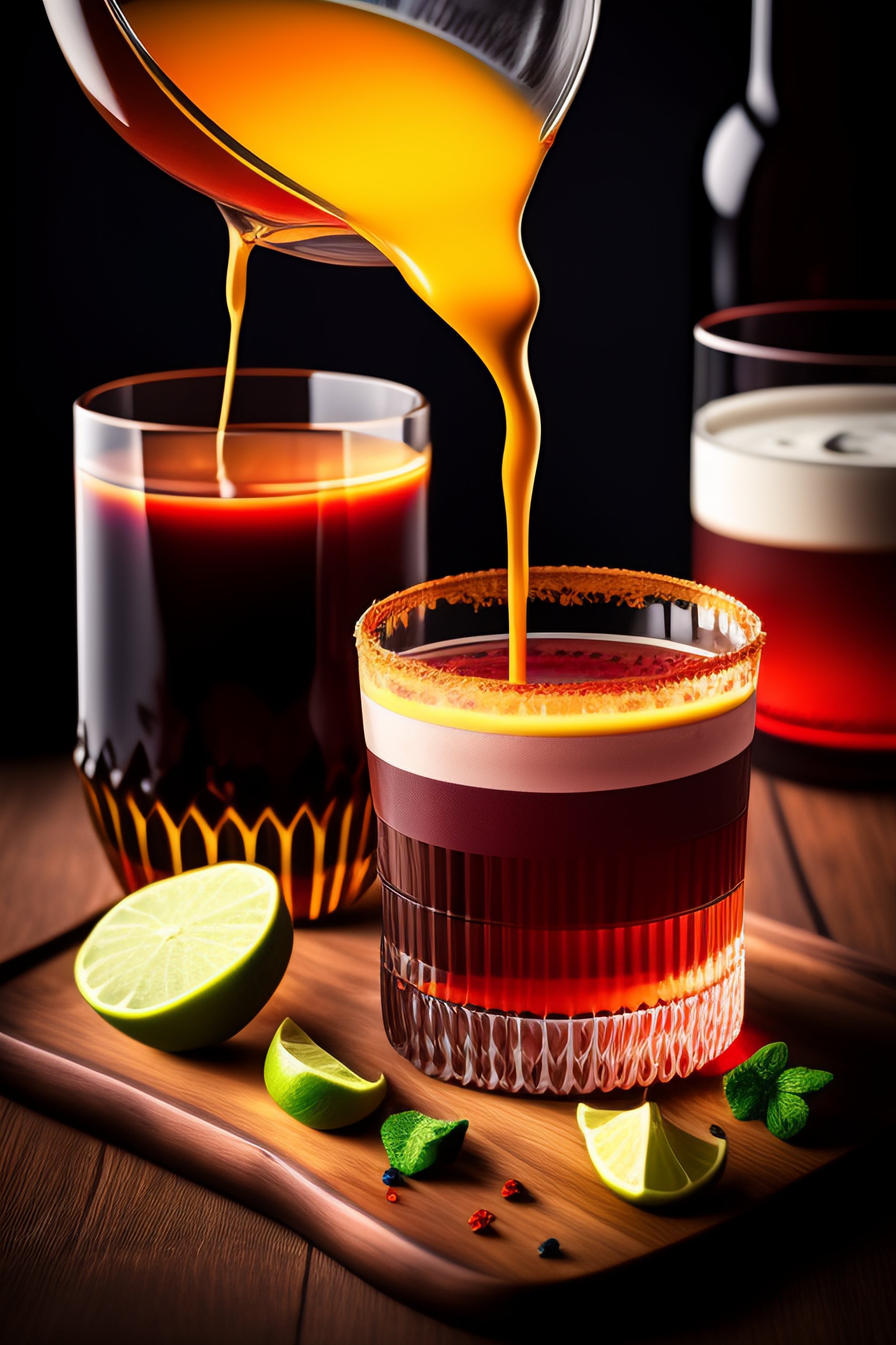 Lexica - Dark mixologists creating Cocktails mixology in circus horror