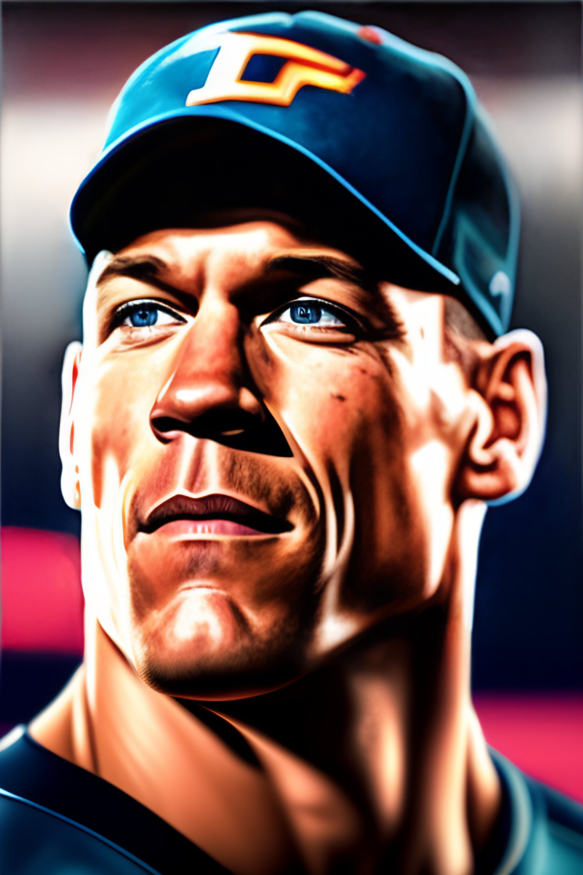 Lexica - Detailed portrait of john cena