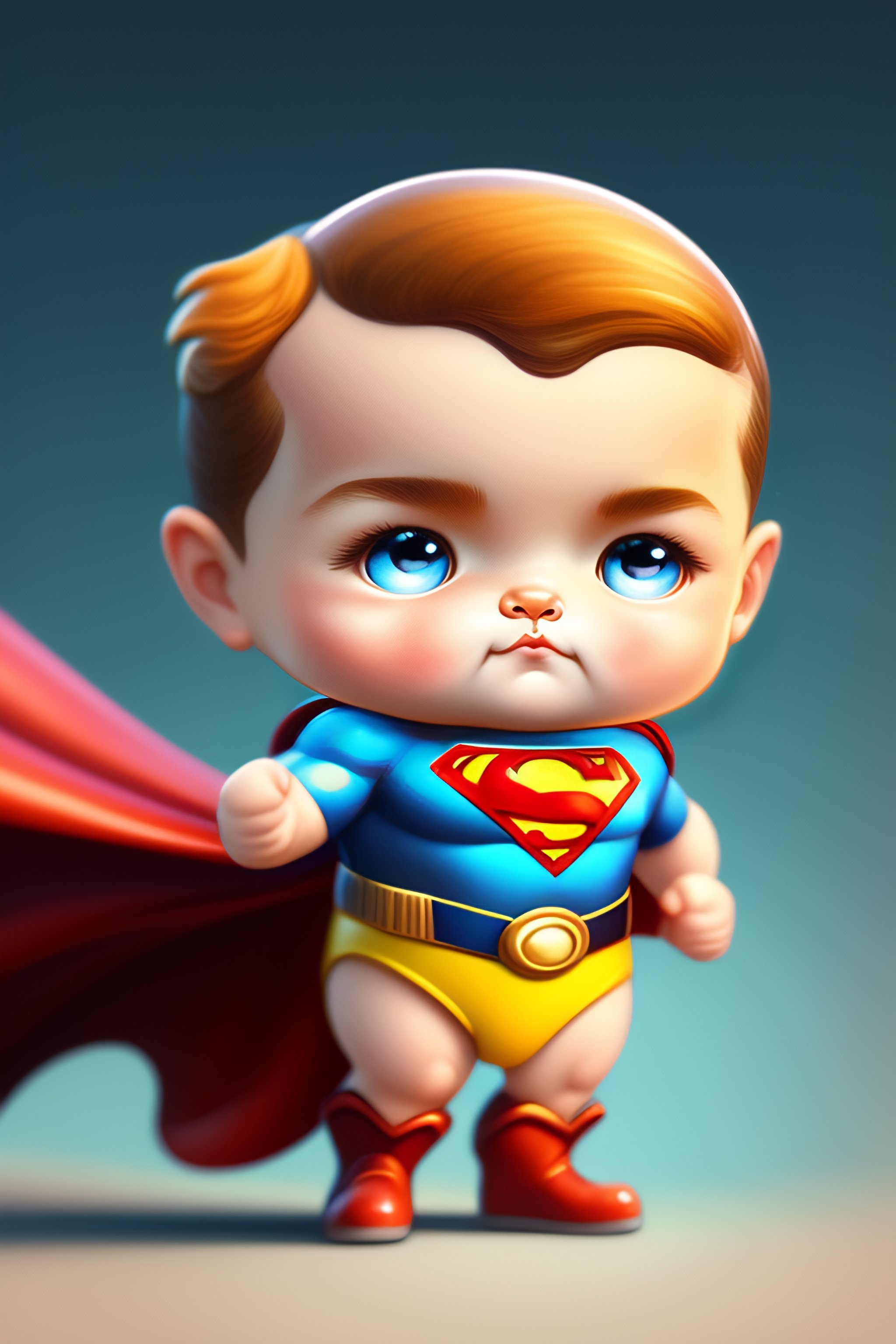 Cute Baby Superman