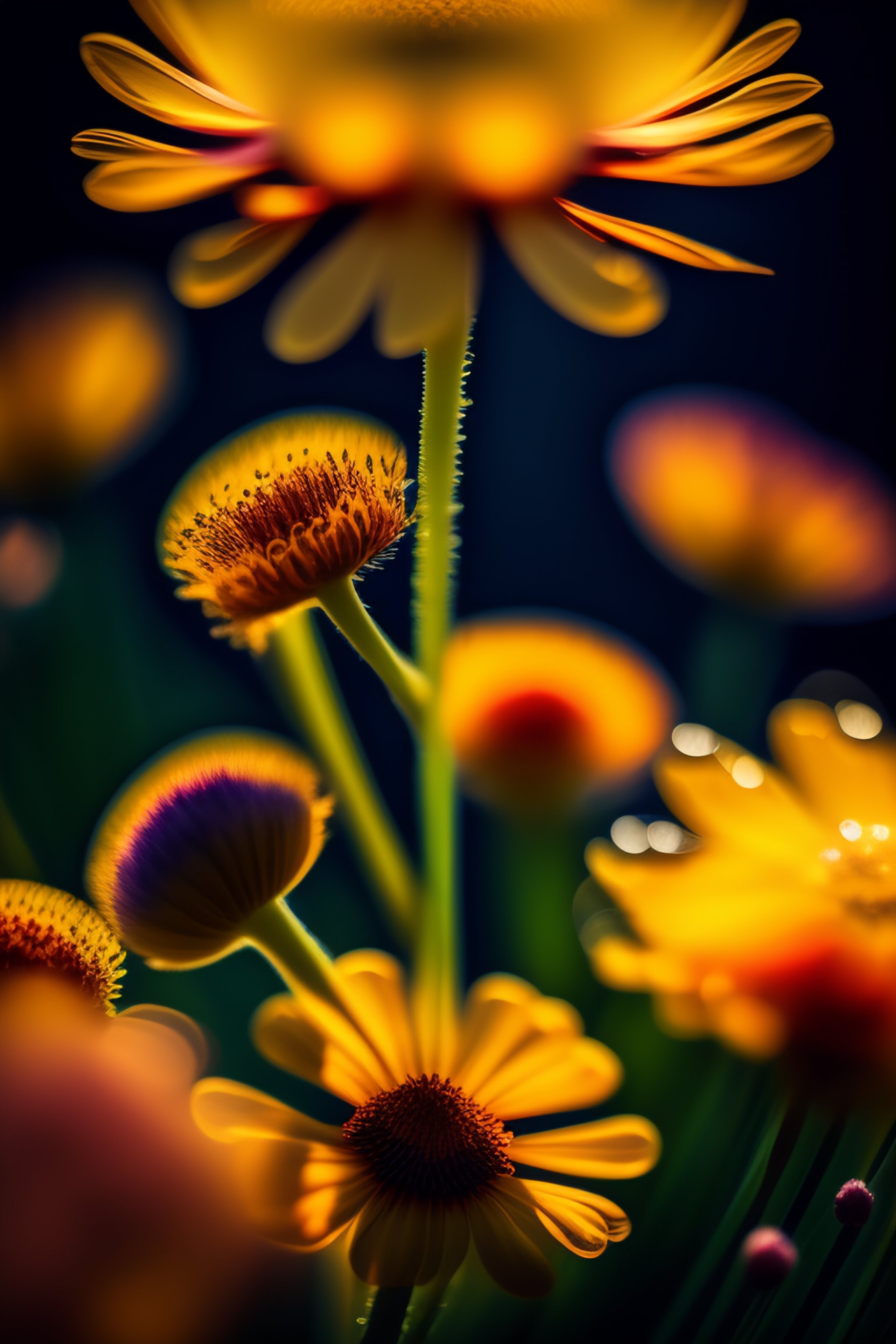 Lexica - Beautiful abstract dandelions, vibrant, very very detailed ...