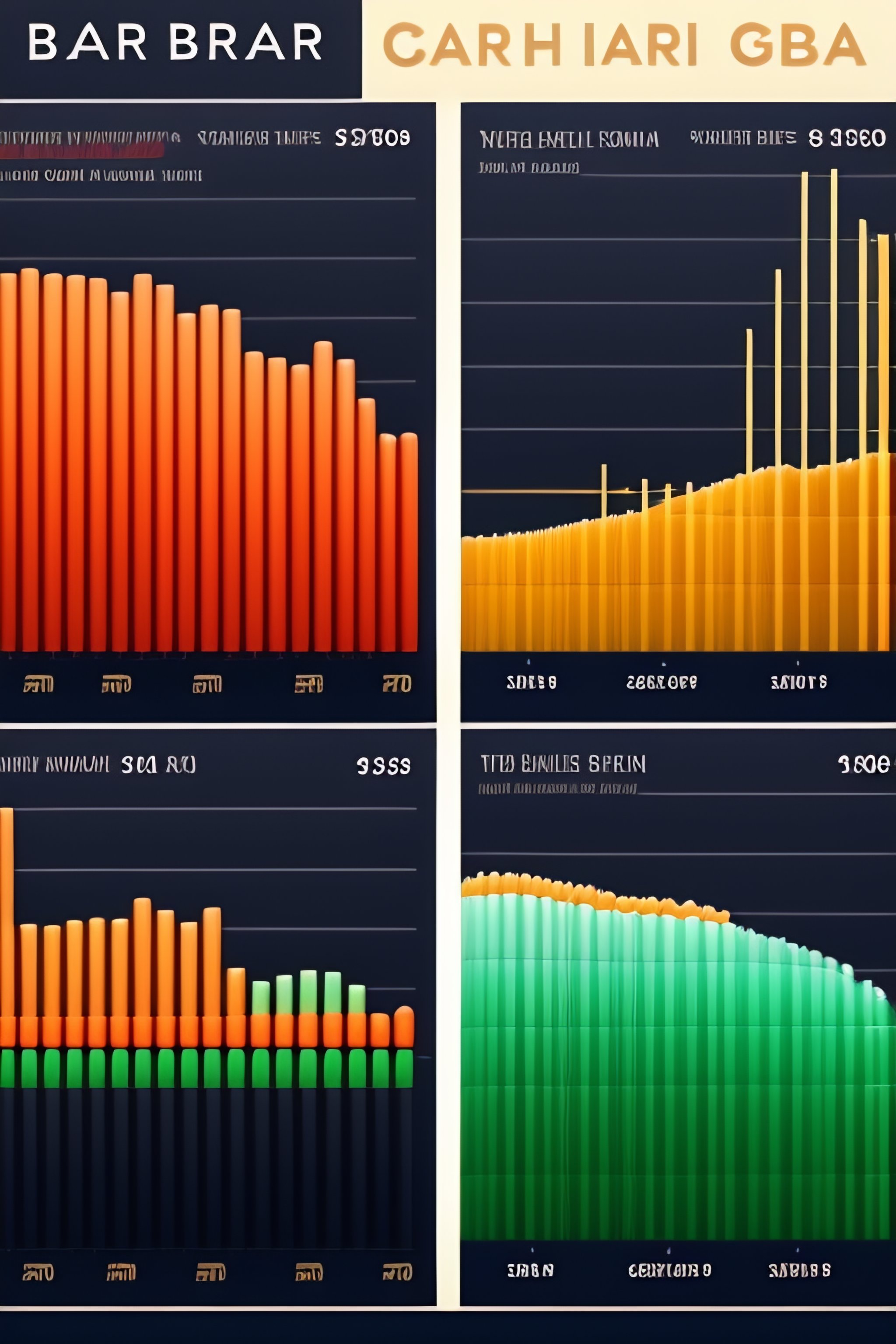 Lexica - Bar graph in RBG with labels