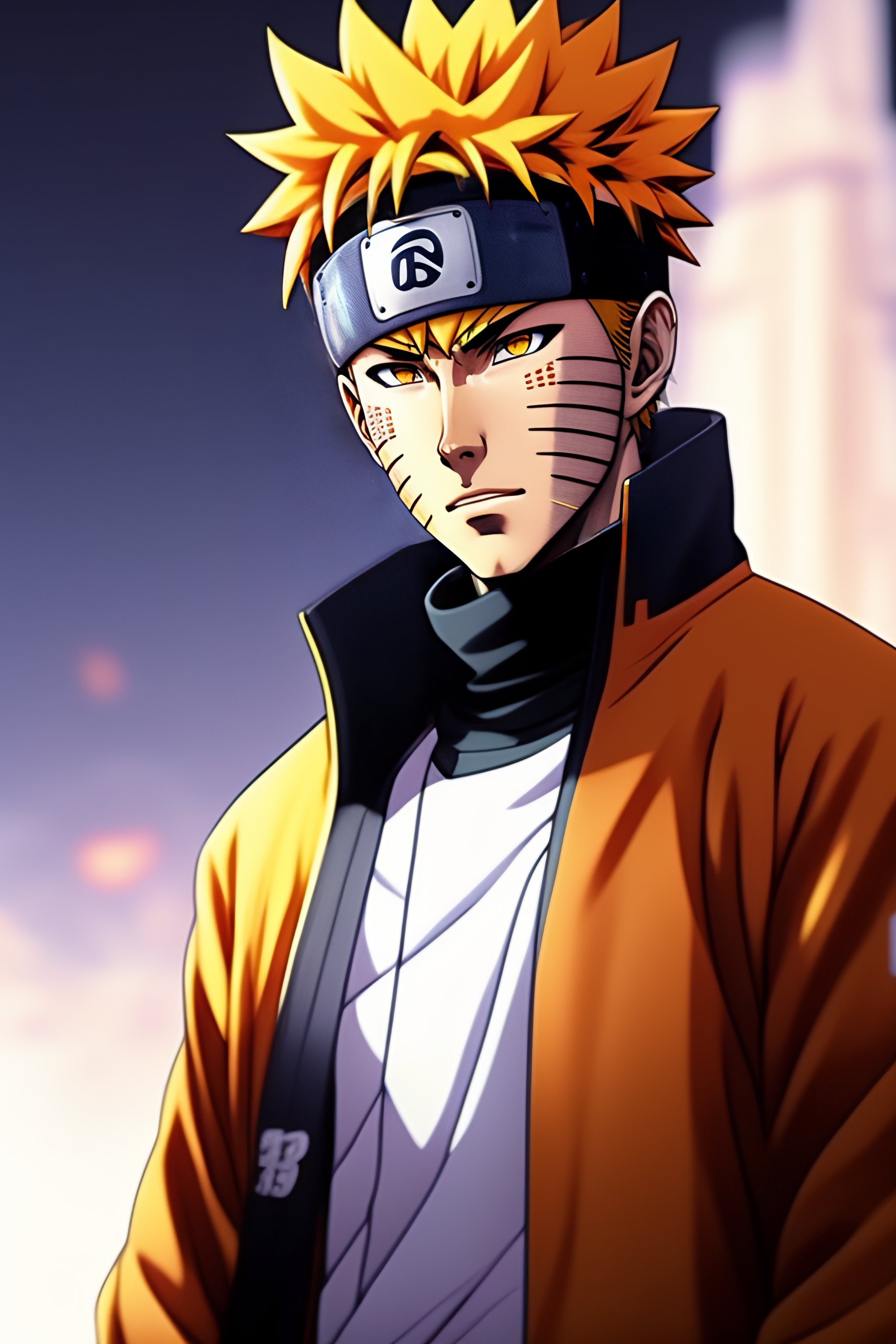 Lexica - Naruto Uzumaki in tech gear clothes. concept art by James ...