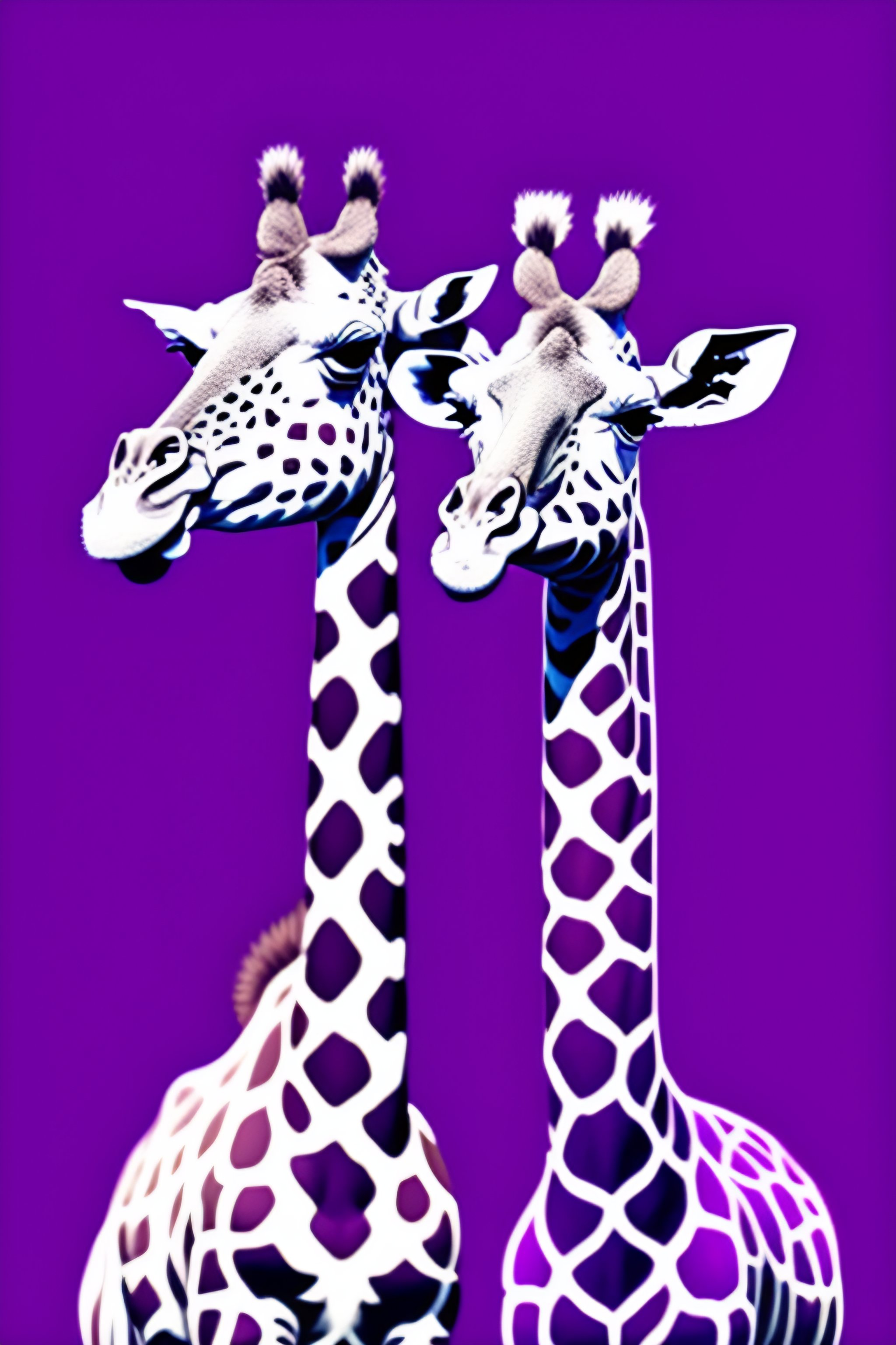 Lexica - Https://images.fineartamerica.com/images-medium-large-5/cute-cartoon-giraffe-couple-in ...