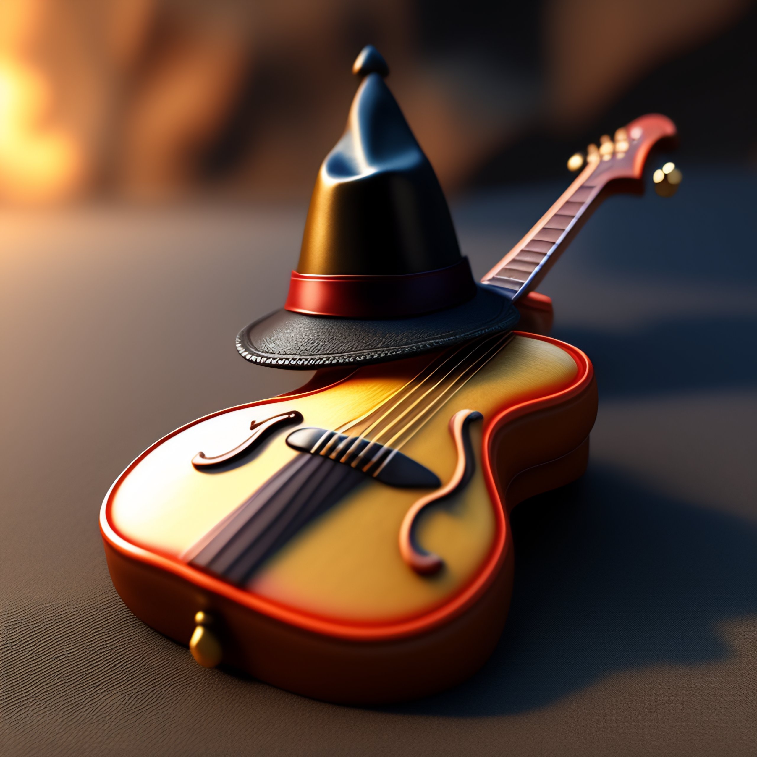 Lexica - Harry Potter with hat wizard rock playing acoustic guitar ...