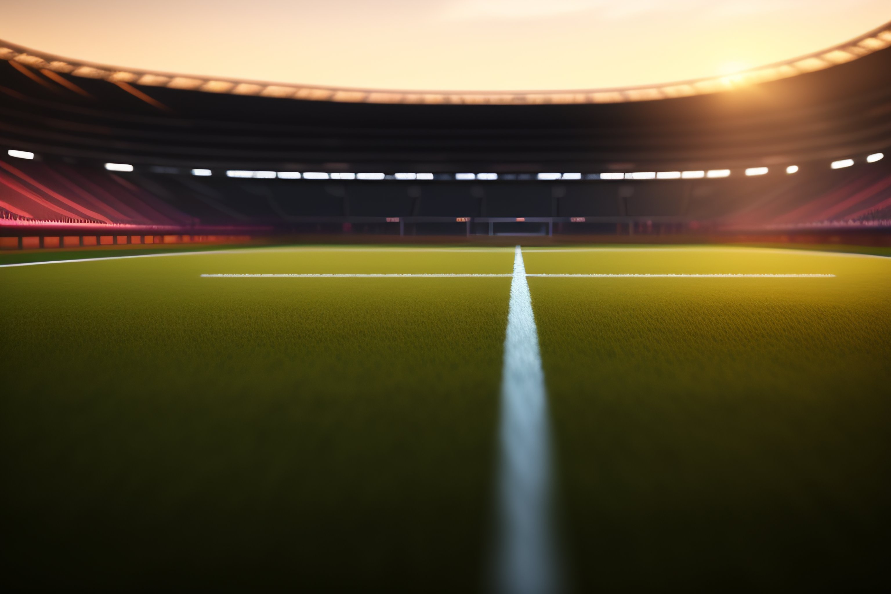 Lexica - Football stadium realistic, camera pov down to top, people on ...