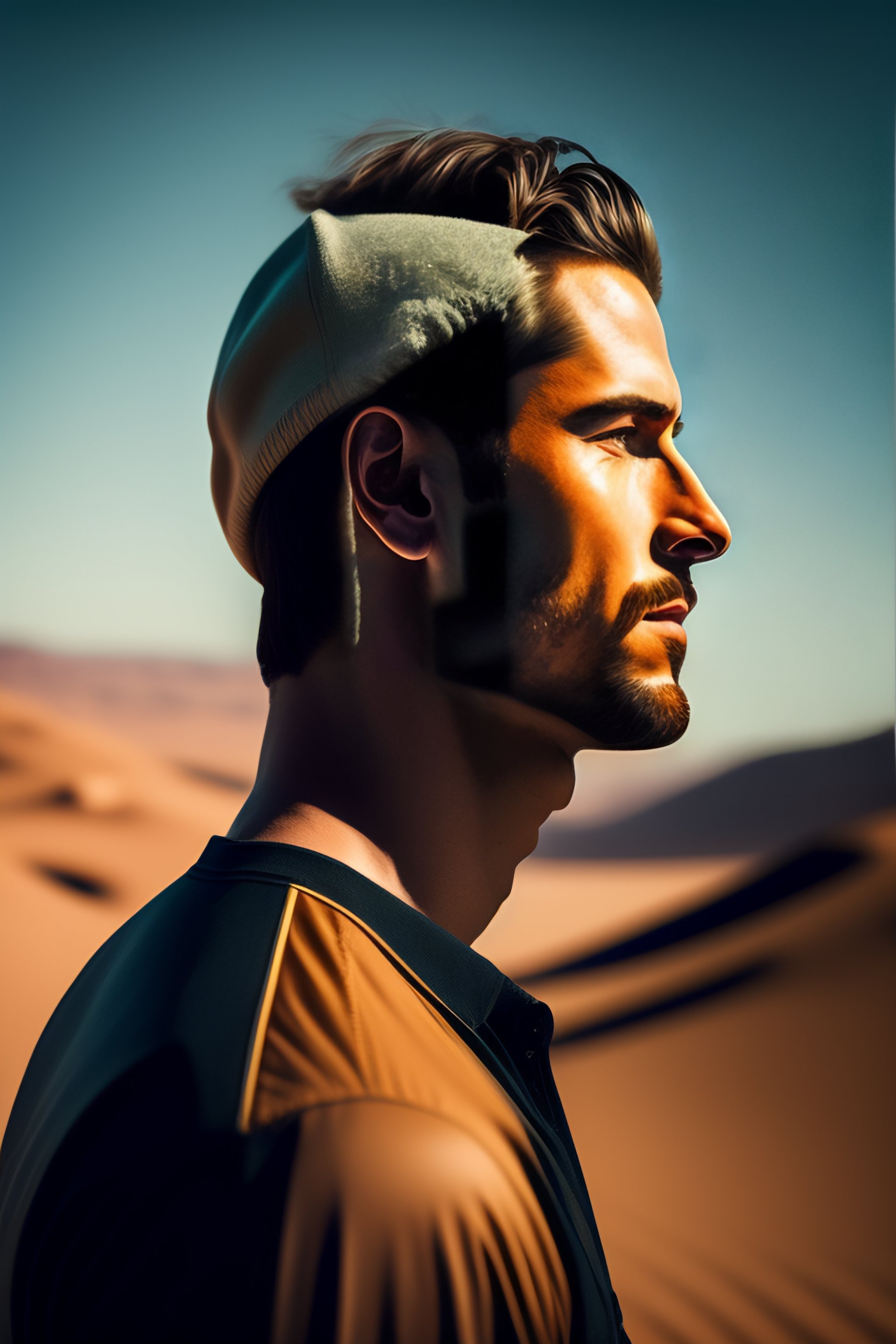 Lexica - Portrait of a headless man