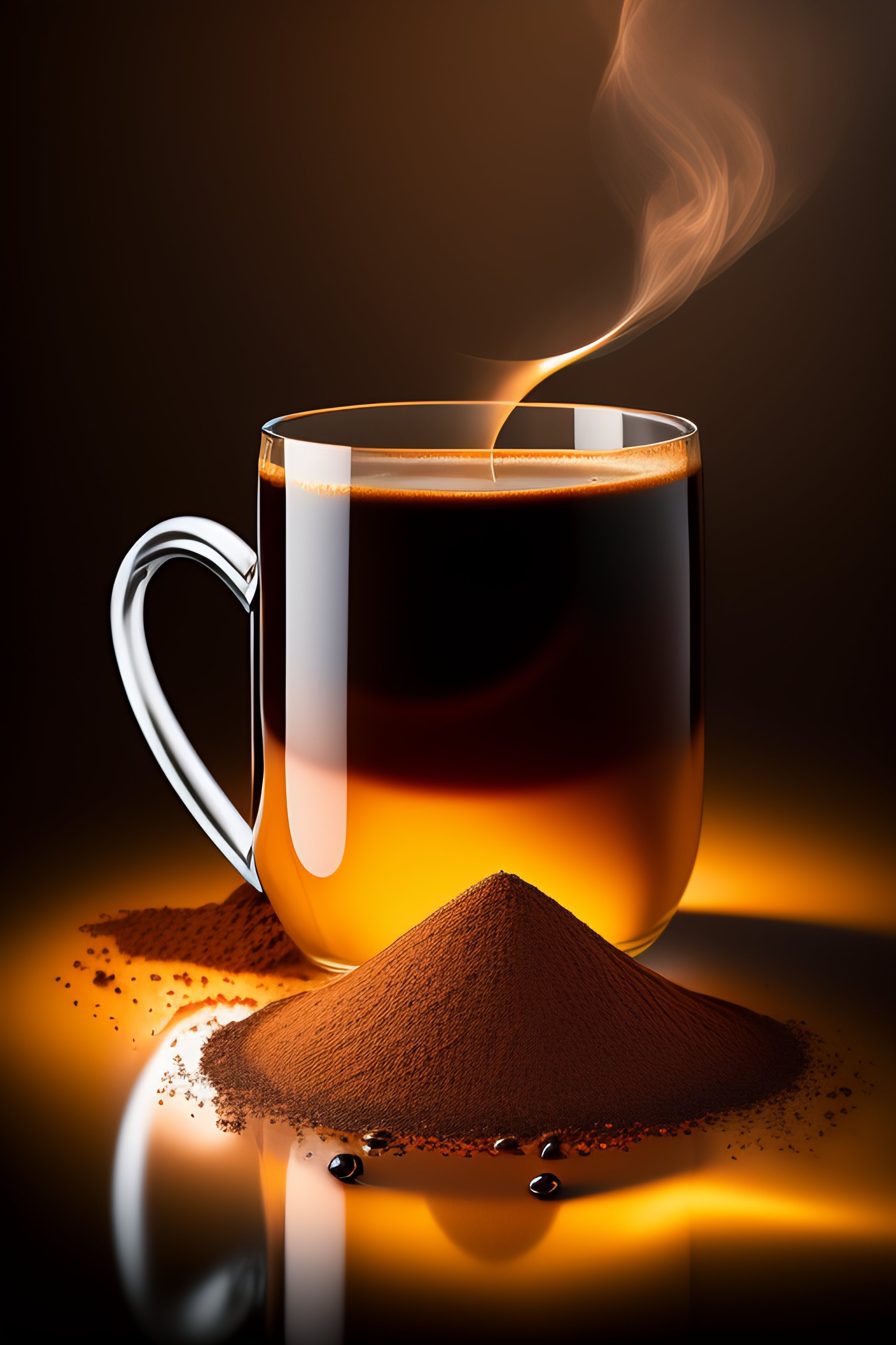 Lexica - A bean of coffee estilo dali