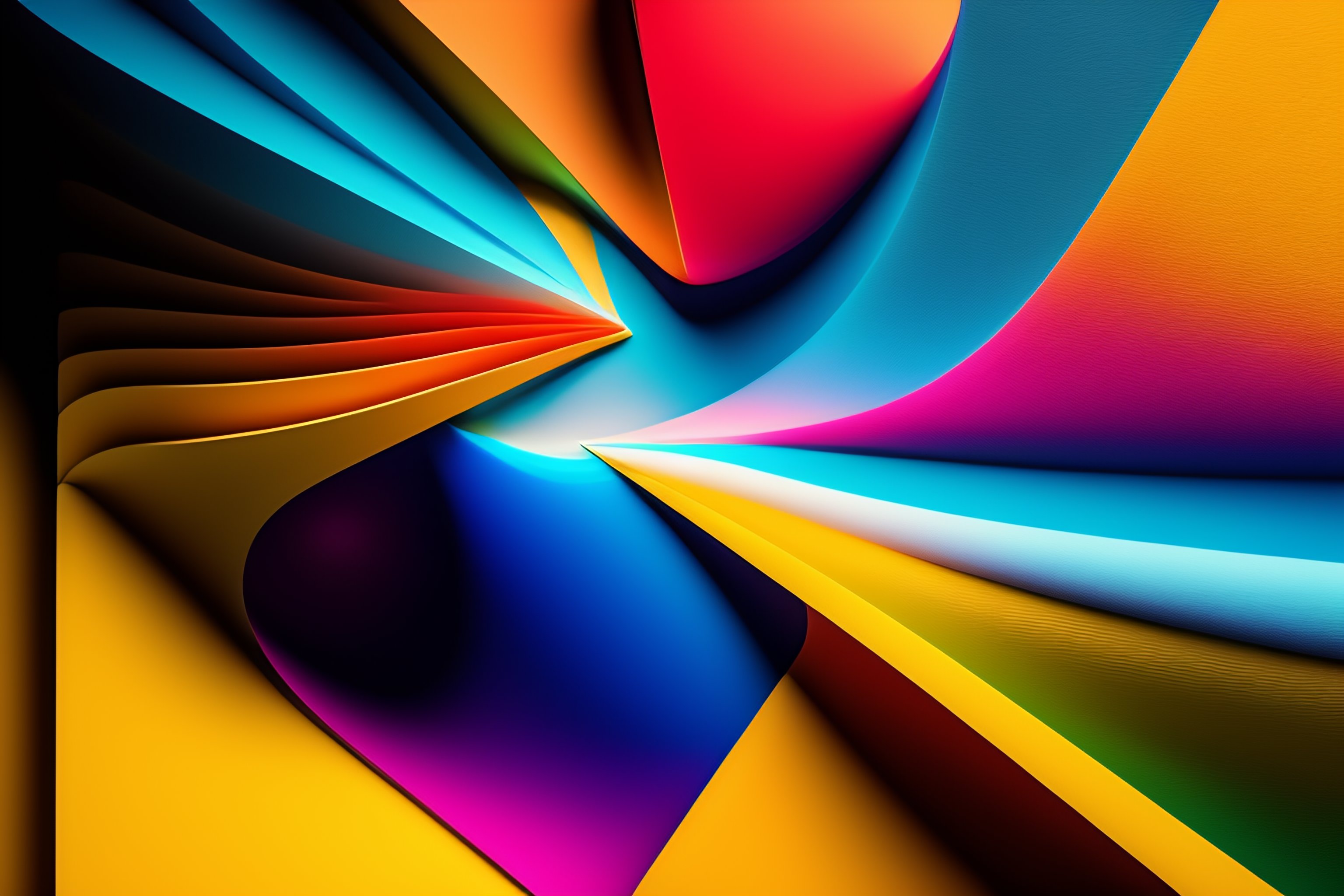 Lexica - Abstract image of layered colored paper