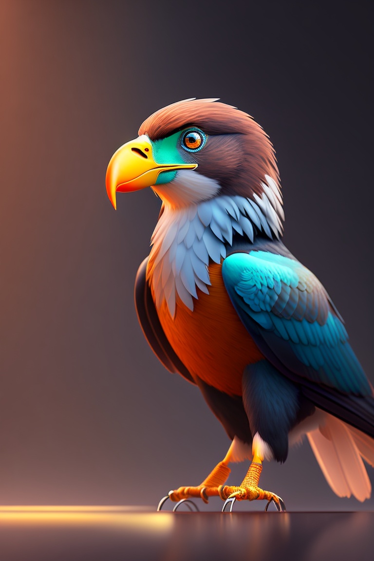 Lexica - An Eagle riding a bicycle, studio lighting, quality ...