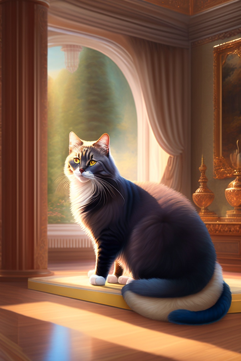 Lexica - "In the very same room, napped a graceful cat named Cleo. Cleo ...