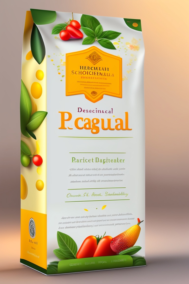 Lexica - Herbal medicine packet designe, smart ,simple , colorful