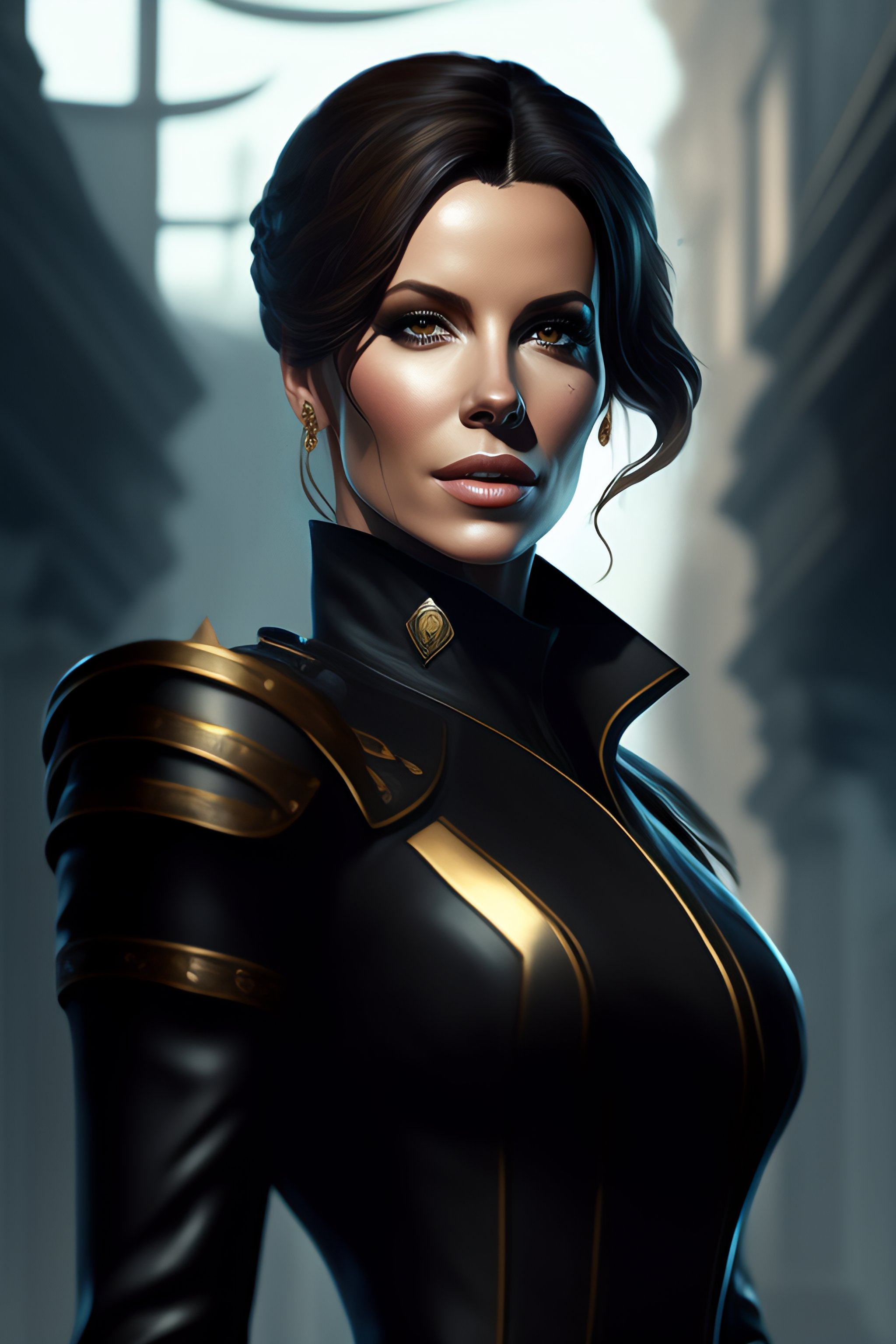 Lexica - Kate beckinsale in Dishonored universe , game , digital , oli ...