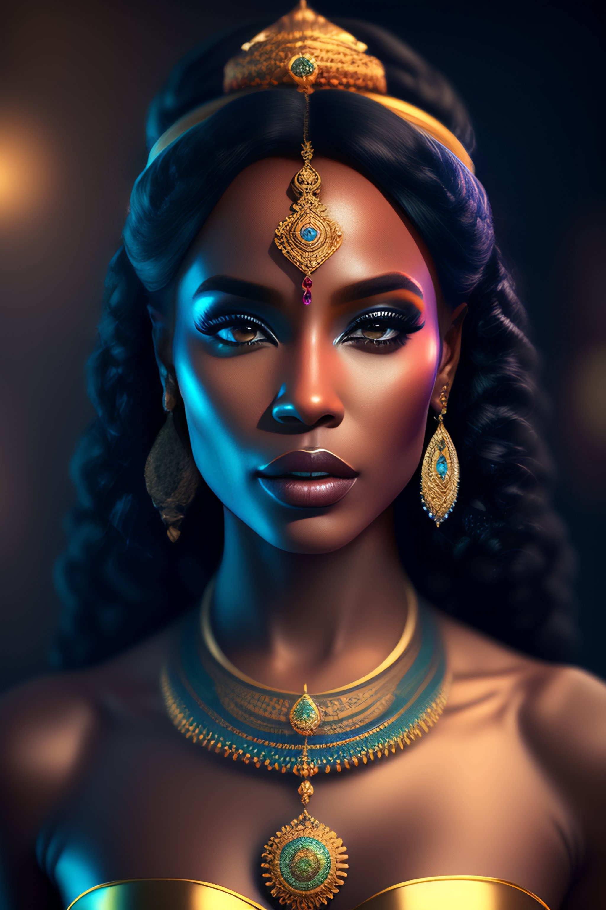 Lexica - Beautiful girl, highly detailed, 8k, breathtaking, third eye, horizontal