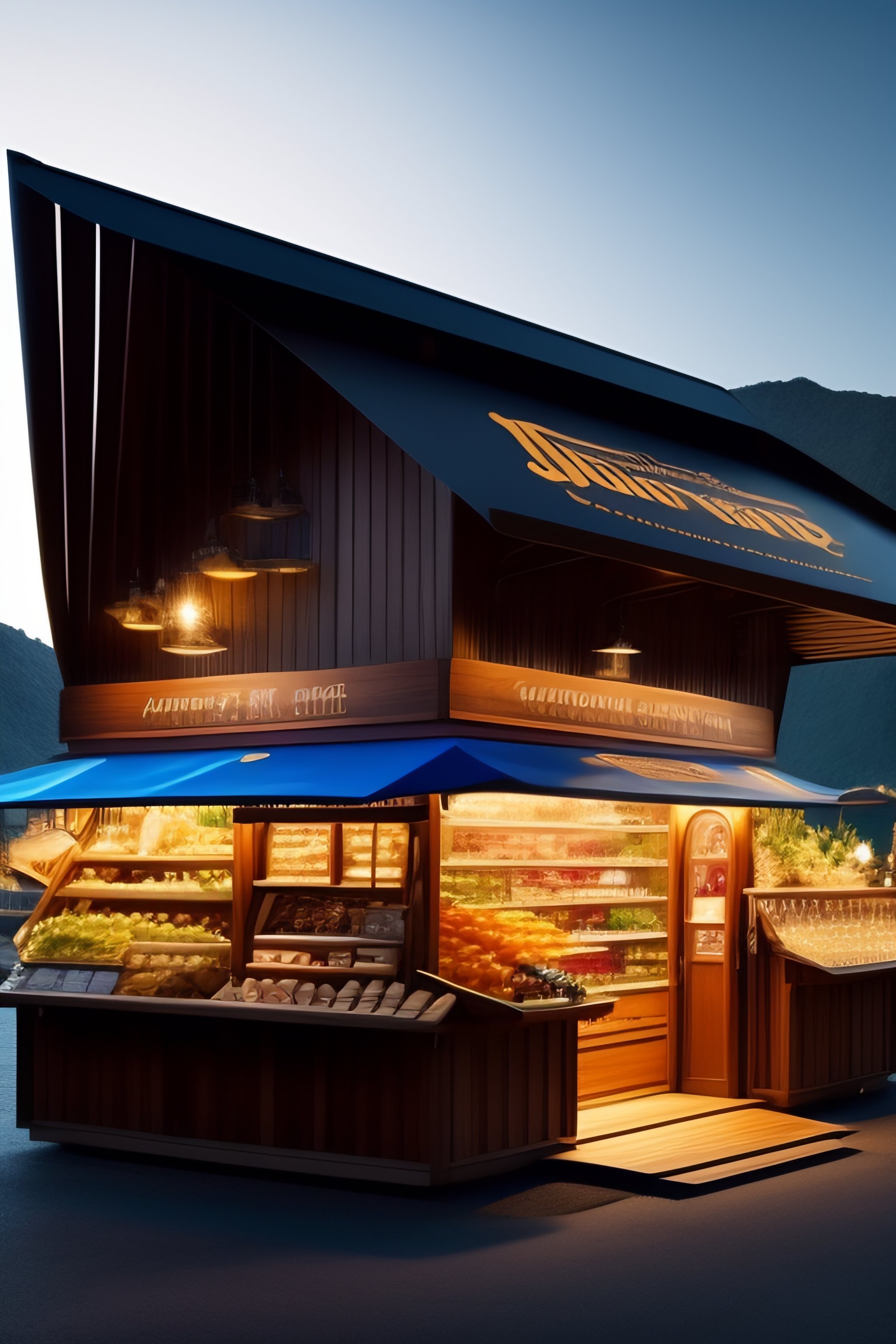 Lexica - Tasting food stand