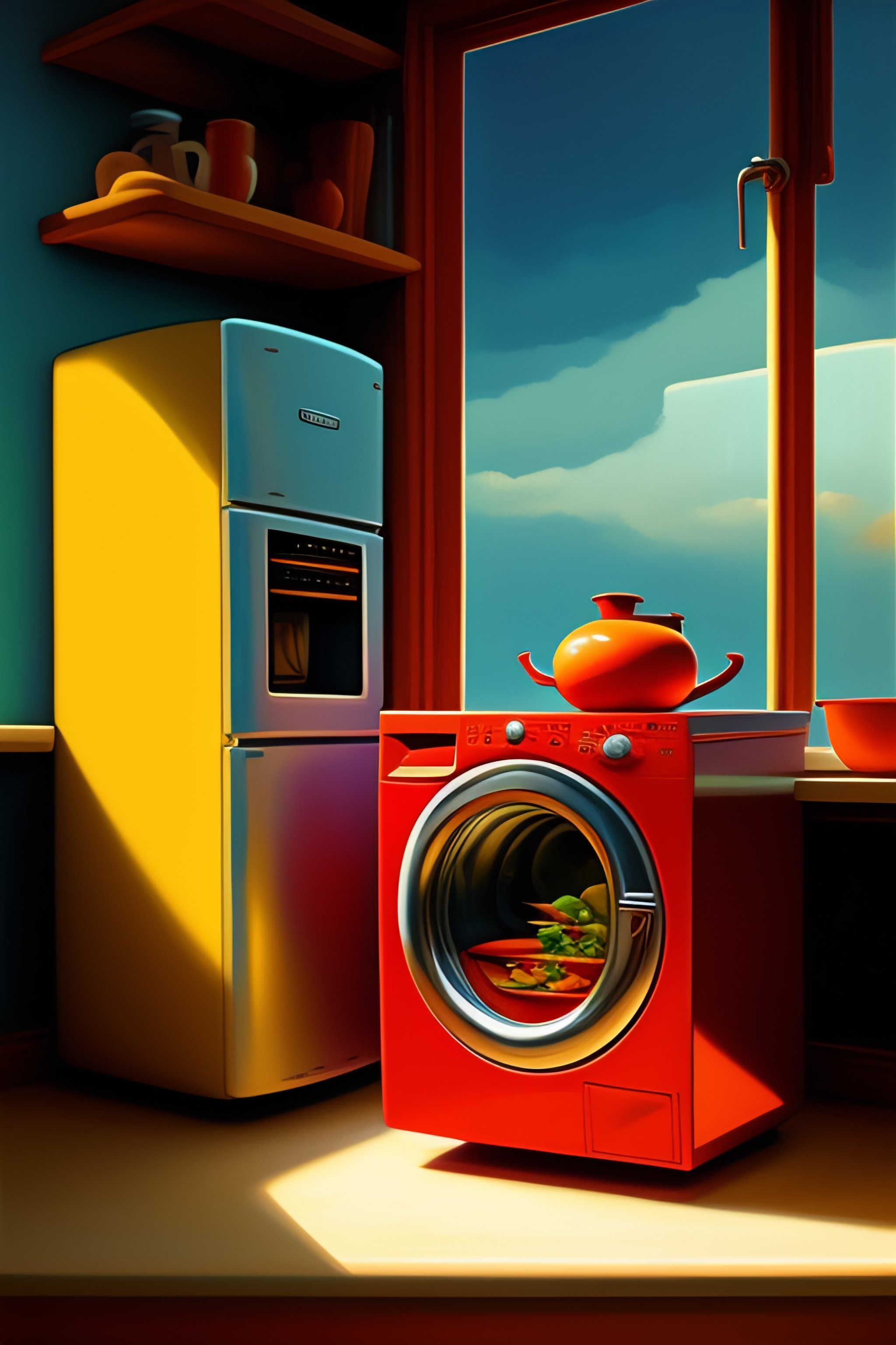 Lexica - Kirby kitchen appliance by Shaun Tan