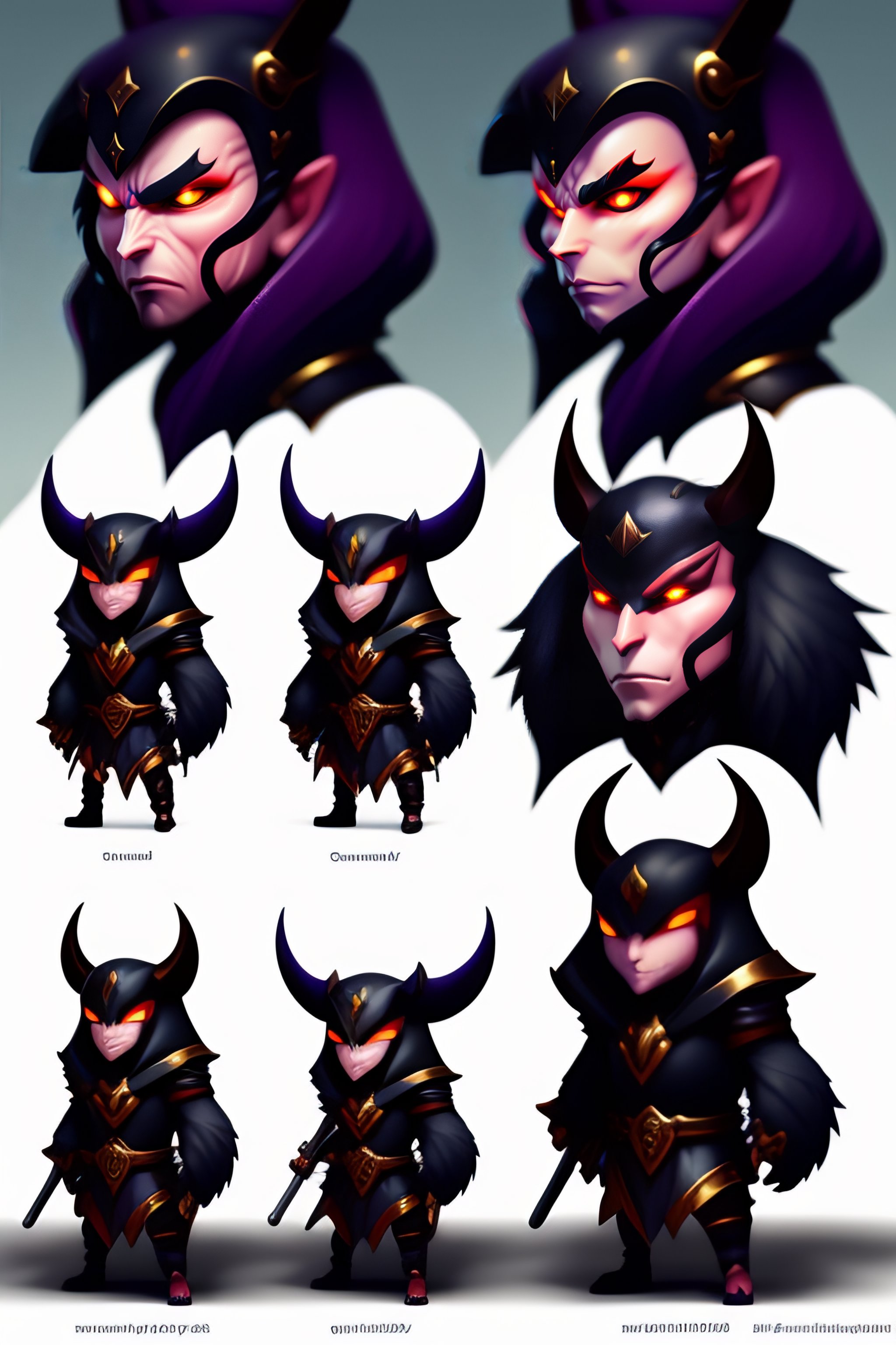 Lexica - Create a 2d demon character for an rpg game