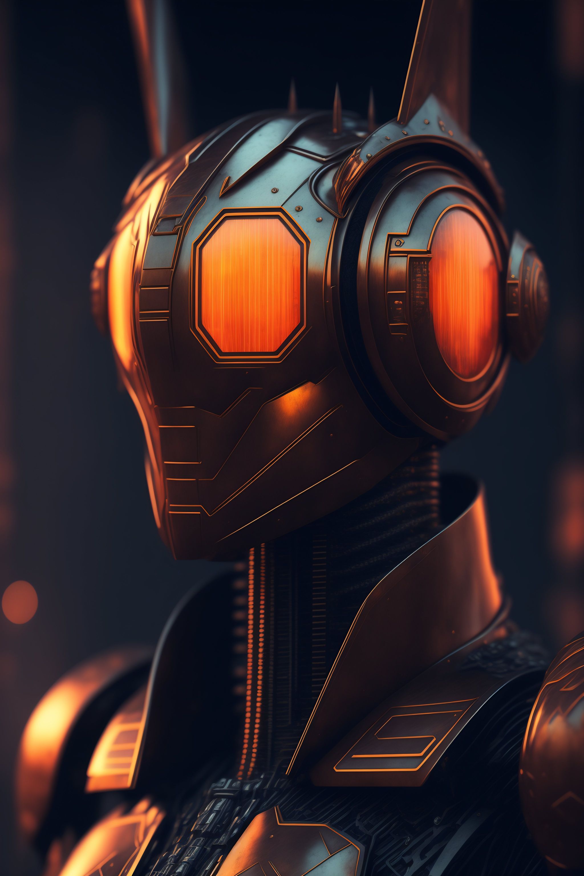 Lexica - Portrait of a rusian evil cyberpunk robot made of rusty clocks ...